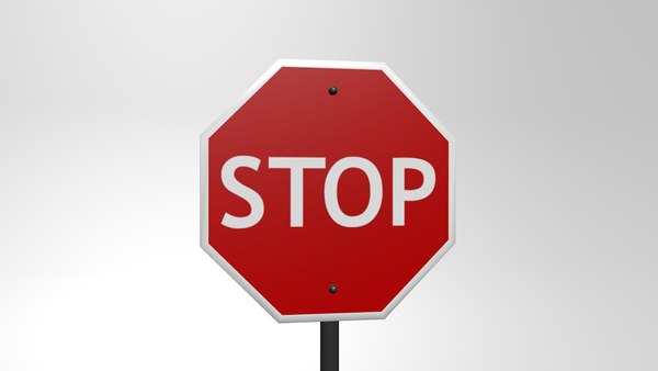 modelo 3d Stop Sign - TurboSquid 1976408