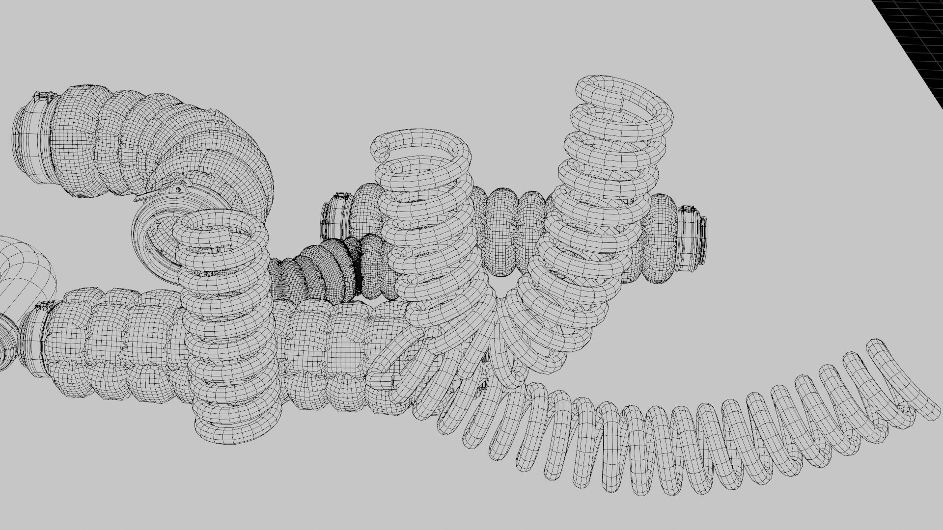 3D Well Made 3d Cables And Wires Low-poly 3D Model - TurboSquid 1968271