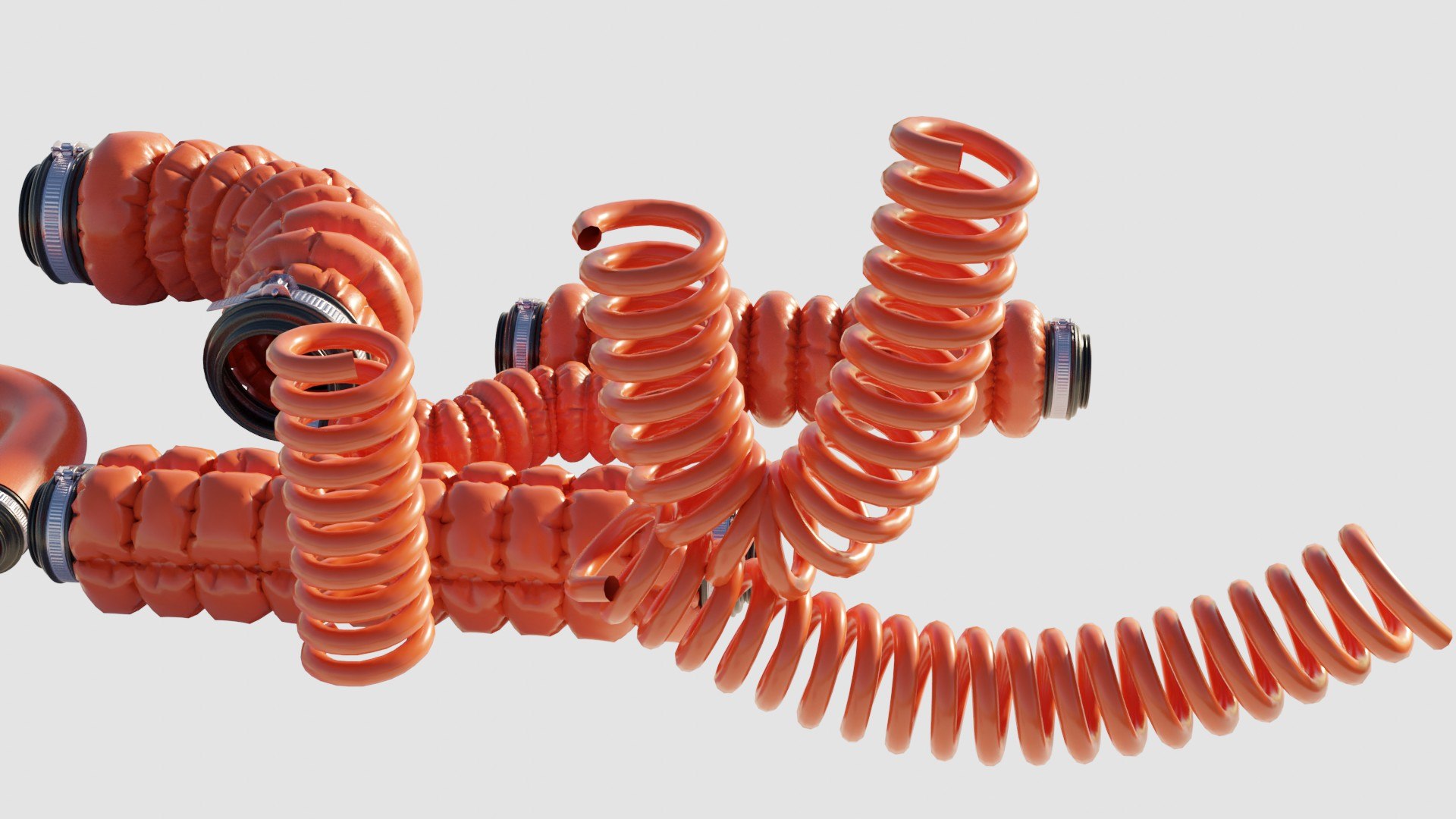 3D Well Made 3d Cables And Wires Low-poly 3D Model - TurboSquid 1968271