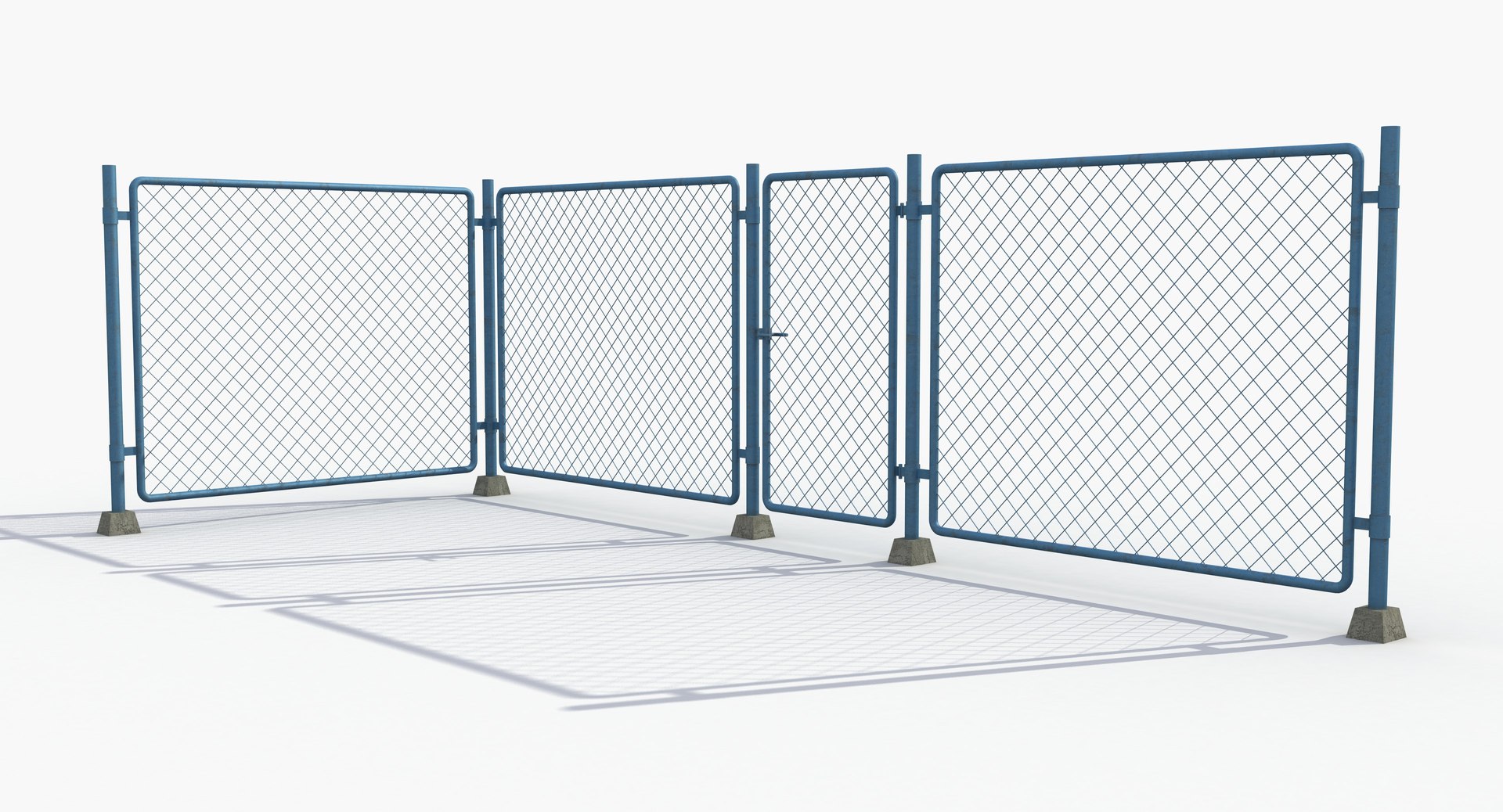 3D Fence Metal Model - TurboSquid 1673730