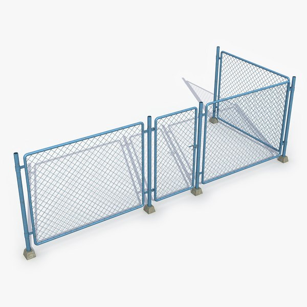 3D fence metal model - TurboSquid 1673730