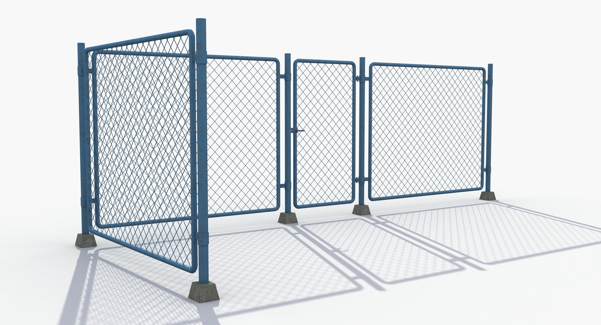 3D Fence Metal Model - TurboSquid 1673730