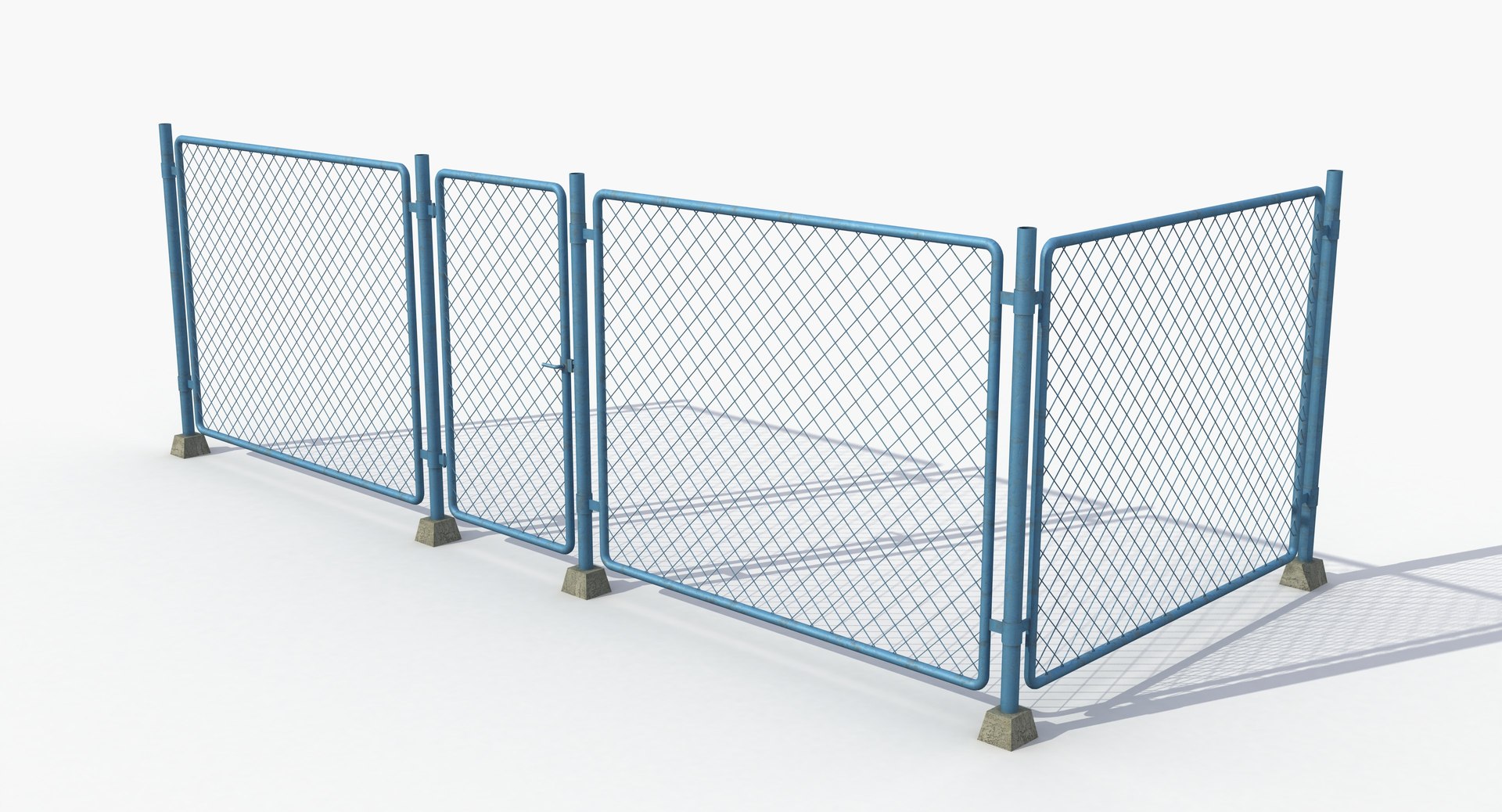 3D Fence Metal Model - TurboSquid 1673730