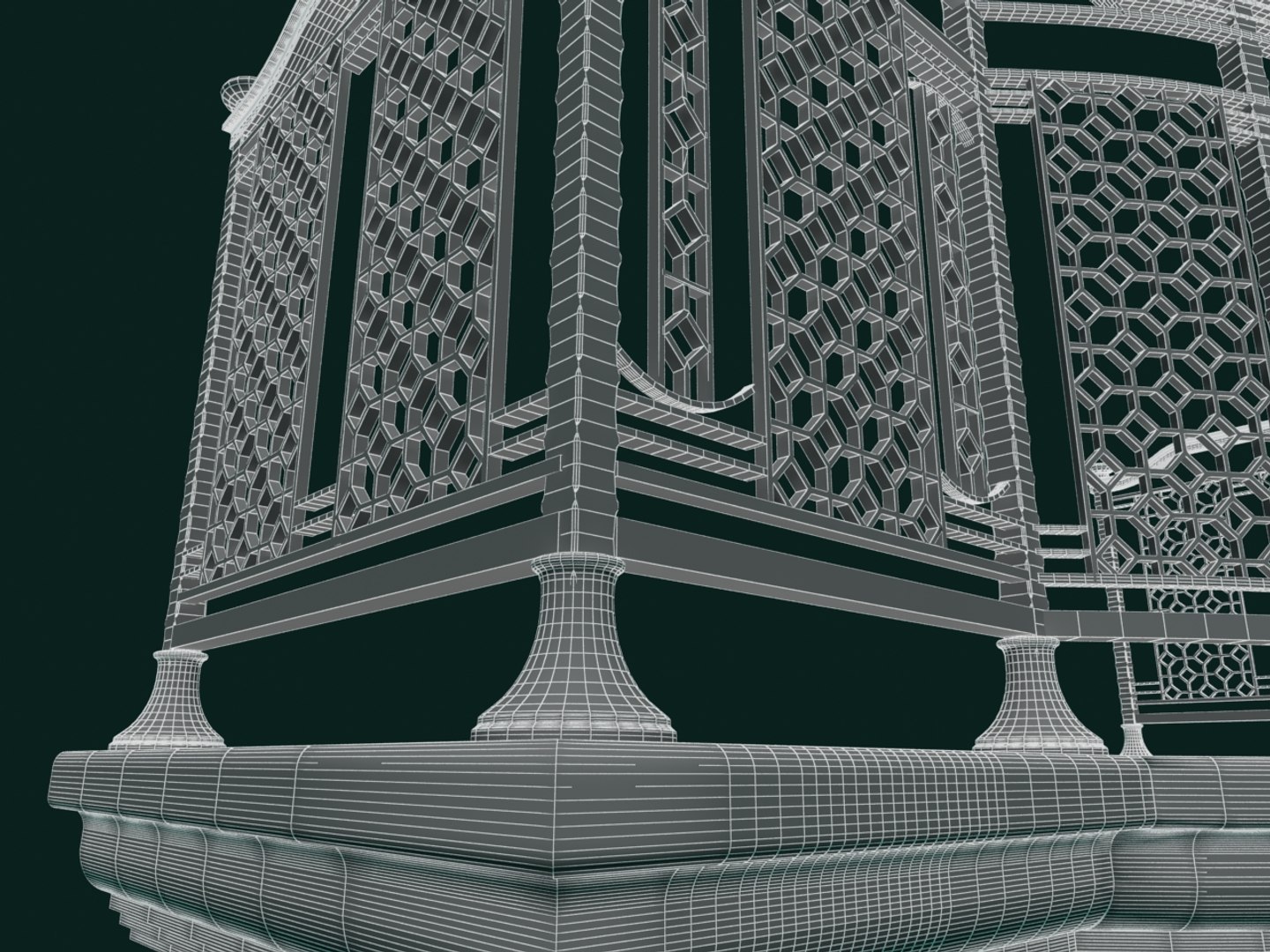 3D Architectural Balcony - TurboSquid 1381236