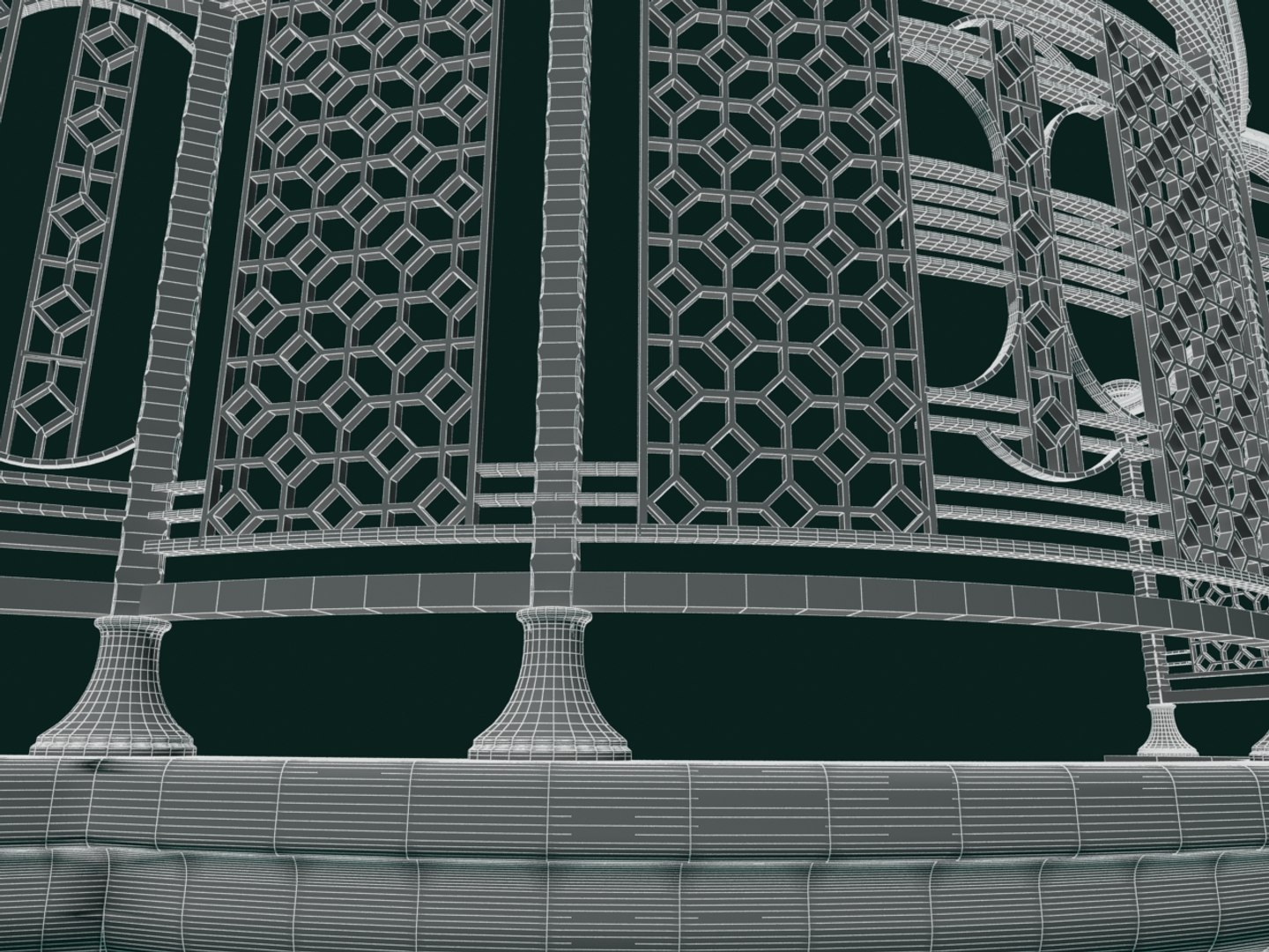 3D Architectural Balcony - TurboSquid 1381236