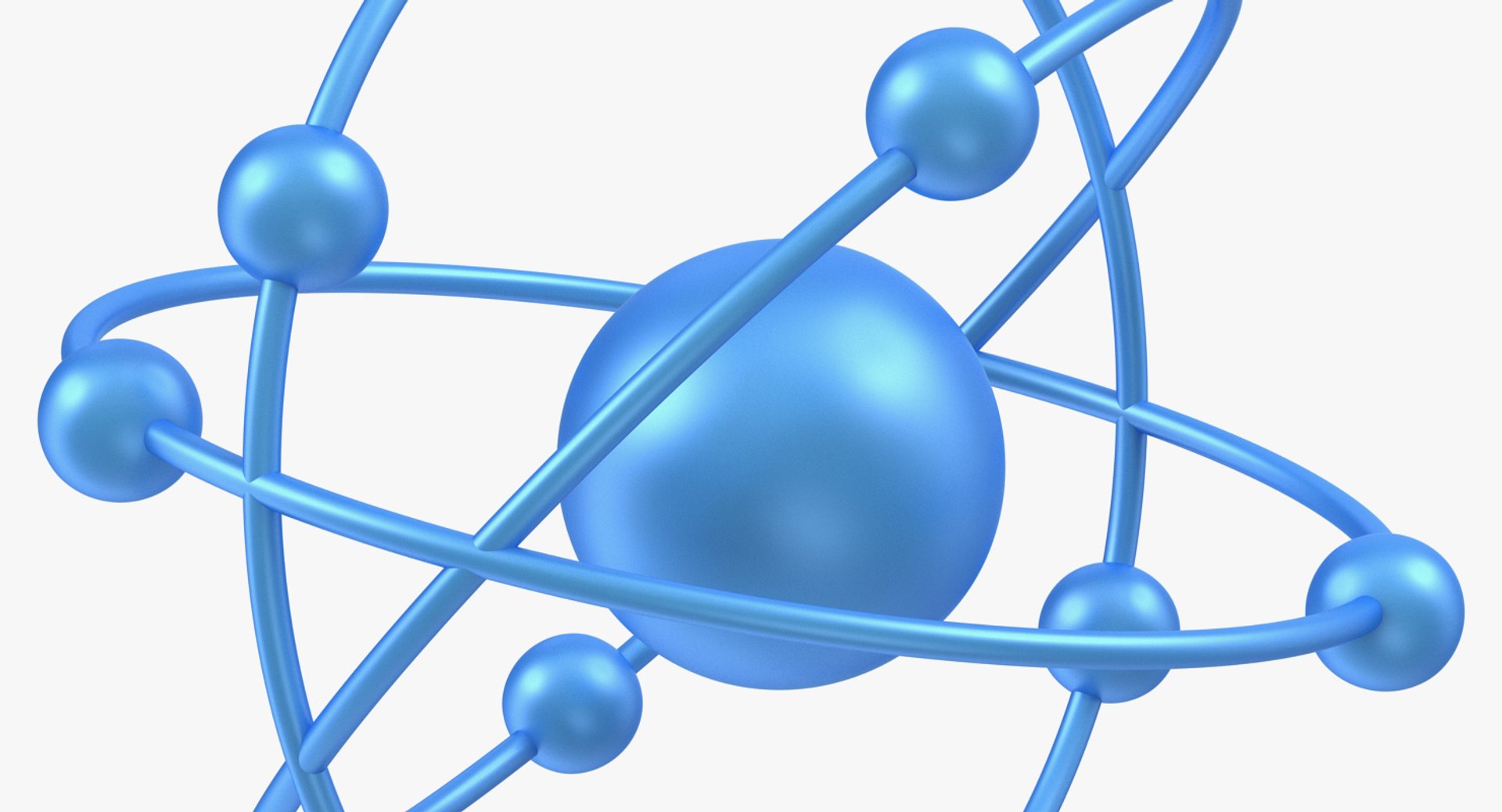Orbital Atom Modeled 3D Model - TurboSquid 1302251