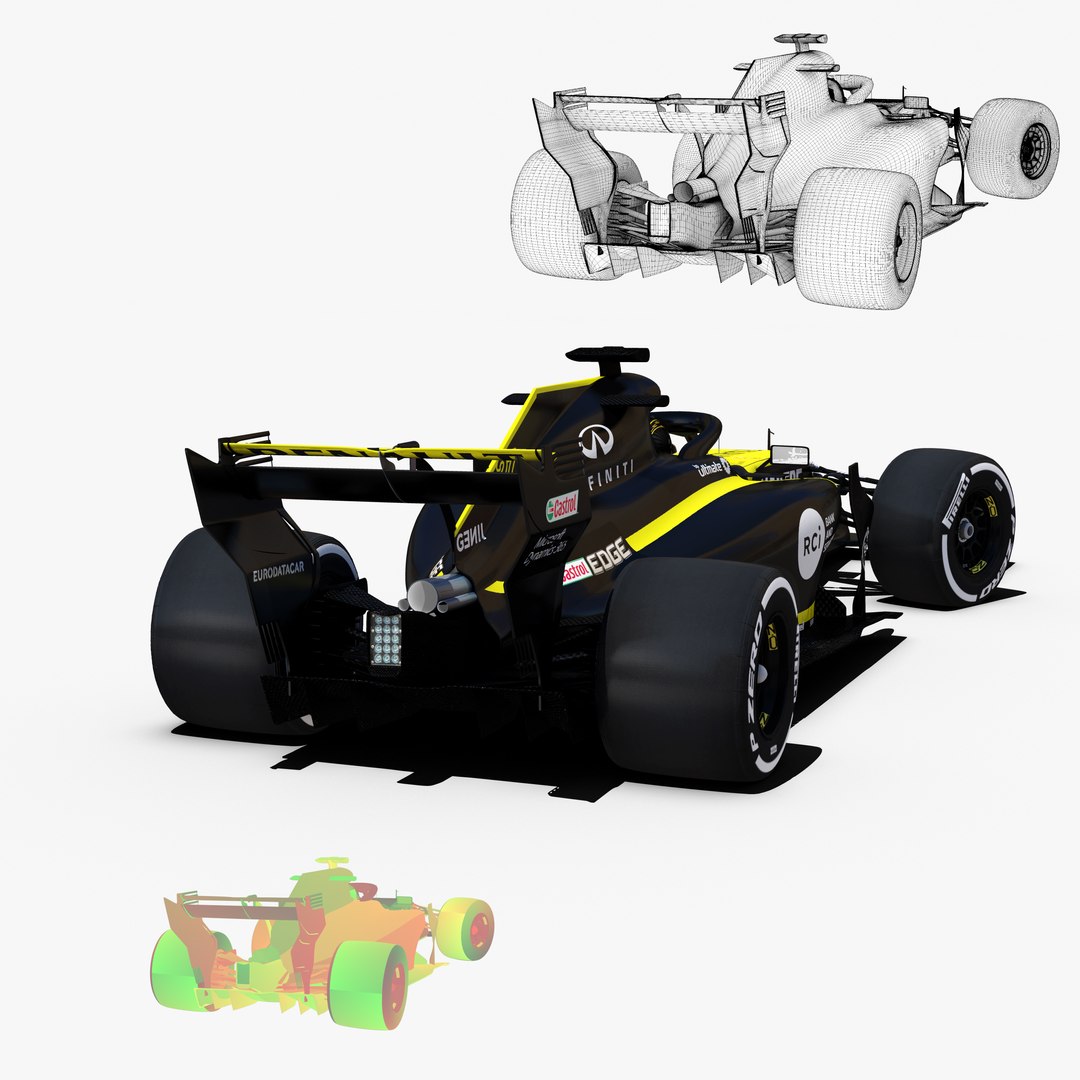 3D Rigged F1 Car - TurboSquid 1347257