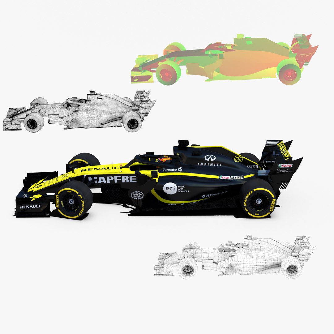 3D Rigged F1 Car - TurboSquid 1347257