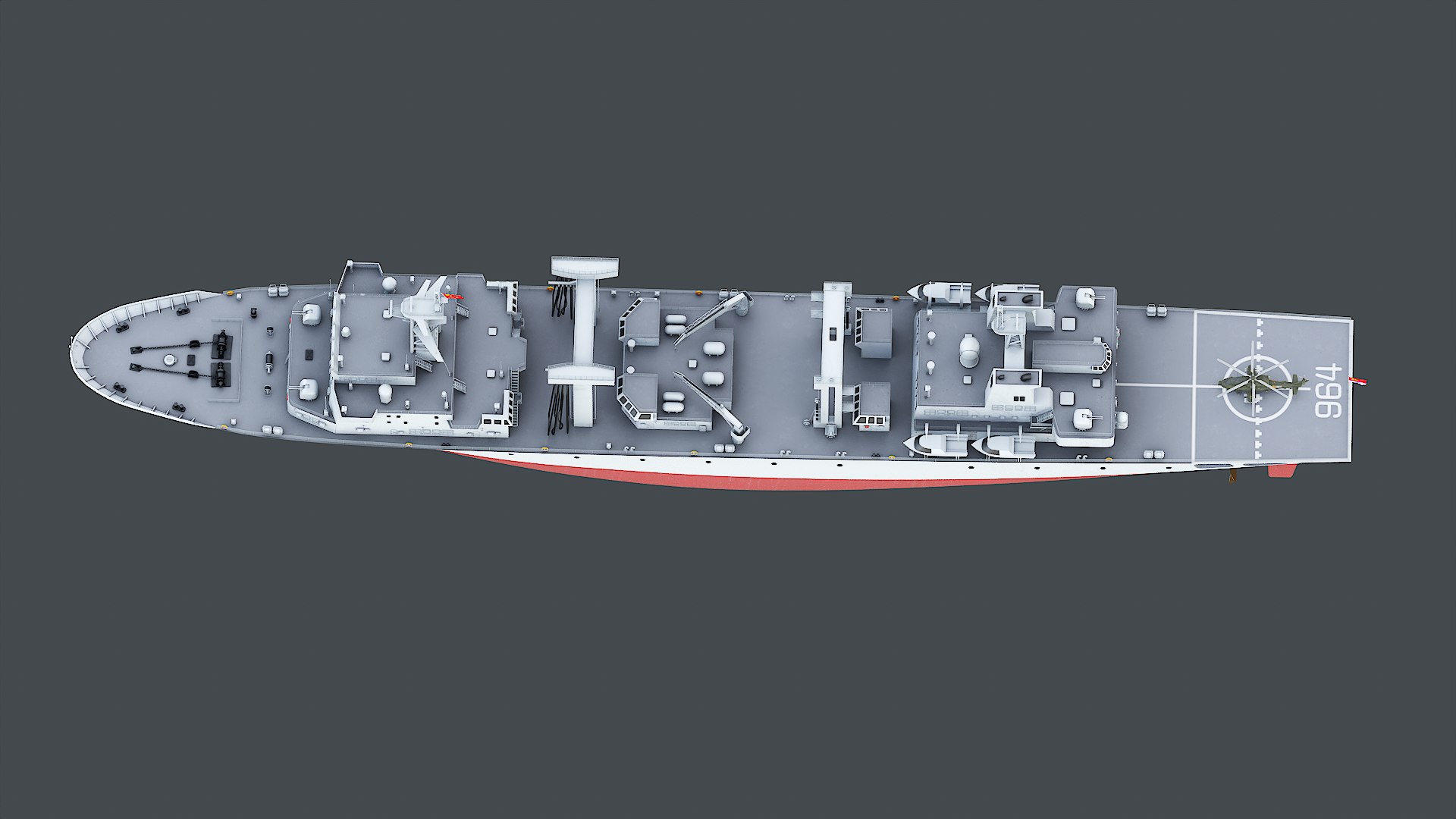 3D Chinese Navy Type 903 Replenishment Ship Model - TurboSquid 2397067