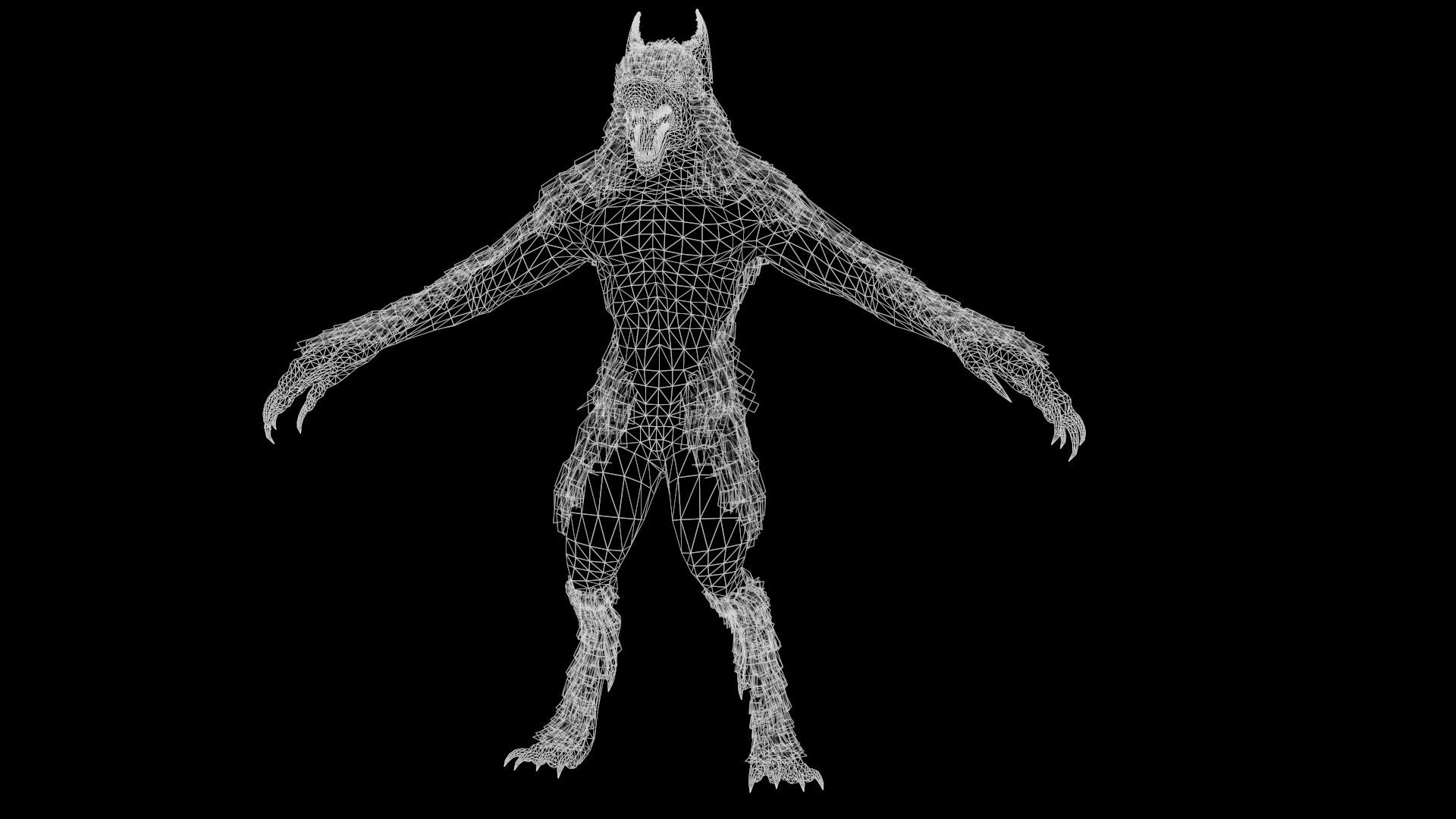 Evil werewolf model - TurboSquid 1918603