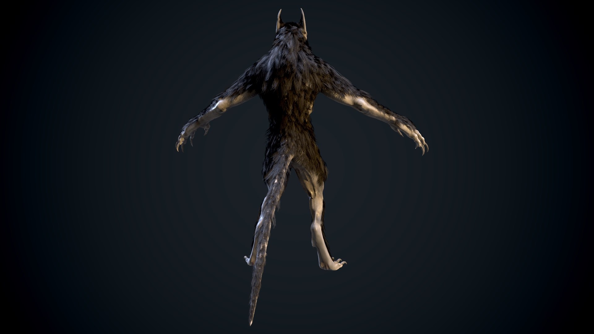 Evil werewolf model - TurboSquid 1918603