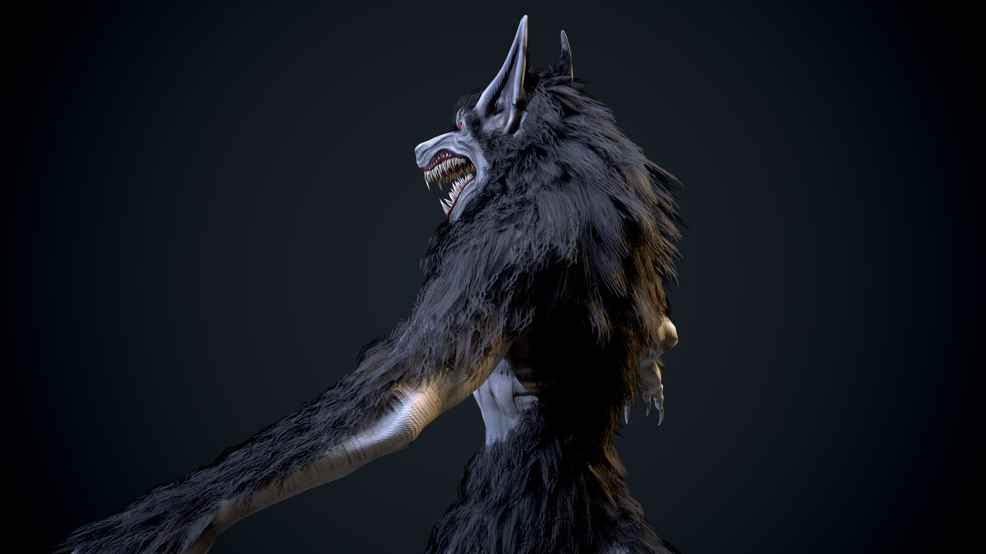 Evil werewolf model - TurboSquid 1918603