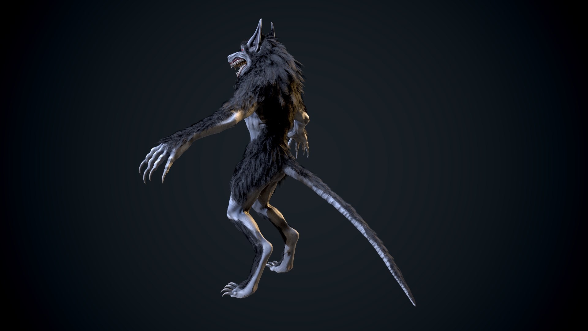 Evil werewolf model - TurboSquid 1918603