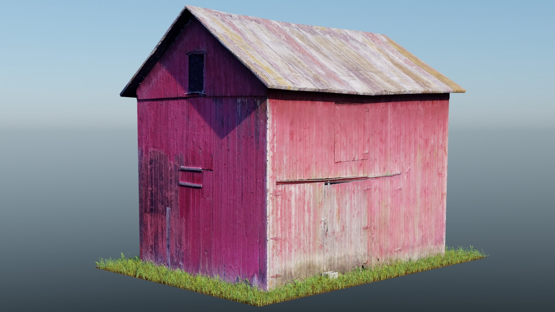 3D Old Red Barn - TurboSquid 1964430