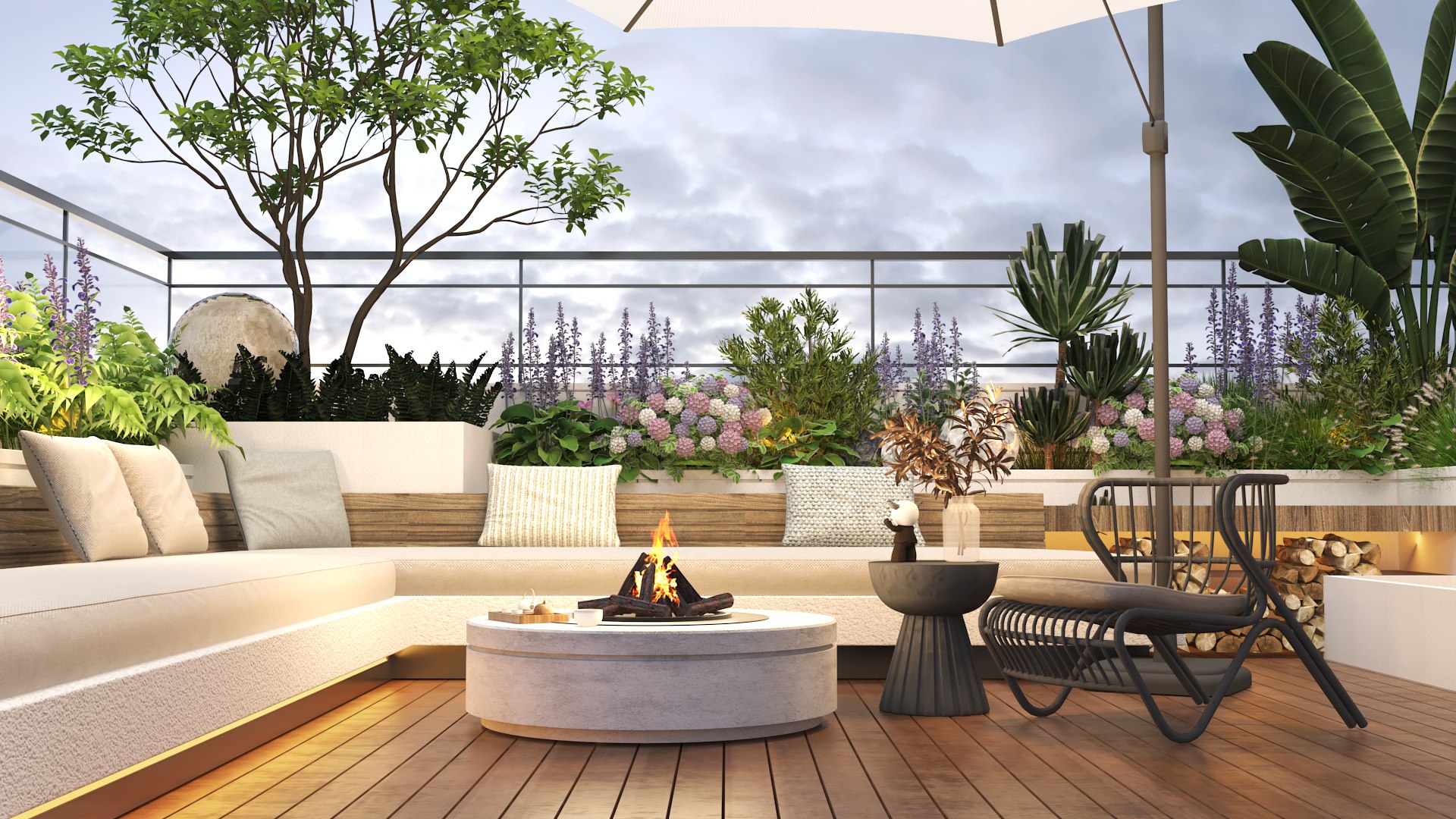 Courtyard 3D Model - TurboSquid 2244690