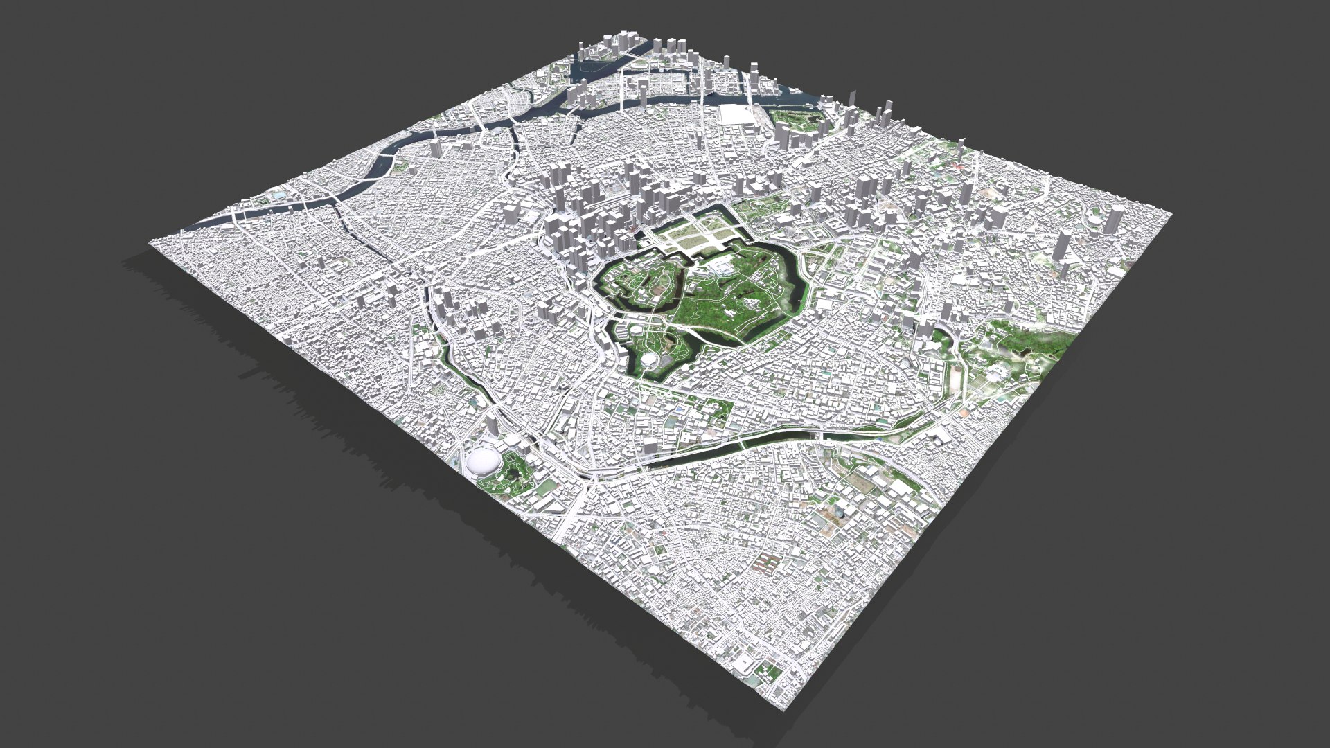 3D Cityscape Tokyo Japan fragment city model - TurboSquid 1757646