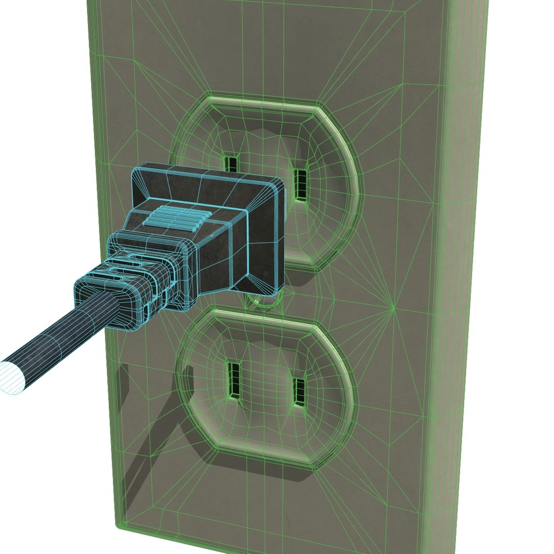 3D Plug Socket Model - TurboSquid 1361144