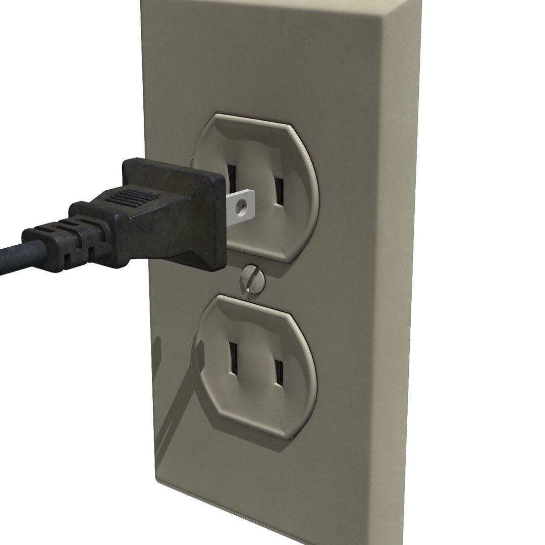 3D Plug Socket Model - TurboSquid 1361144