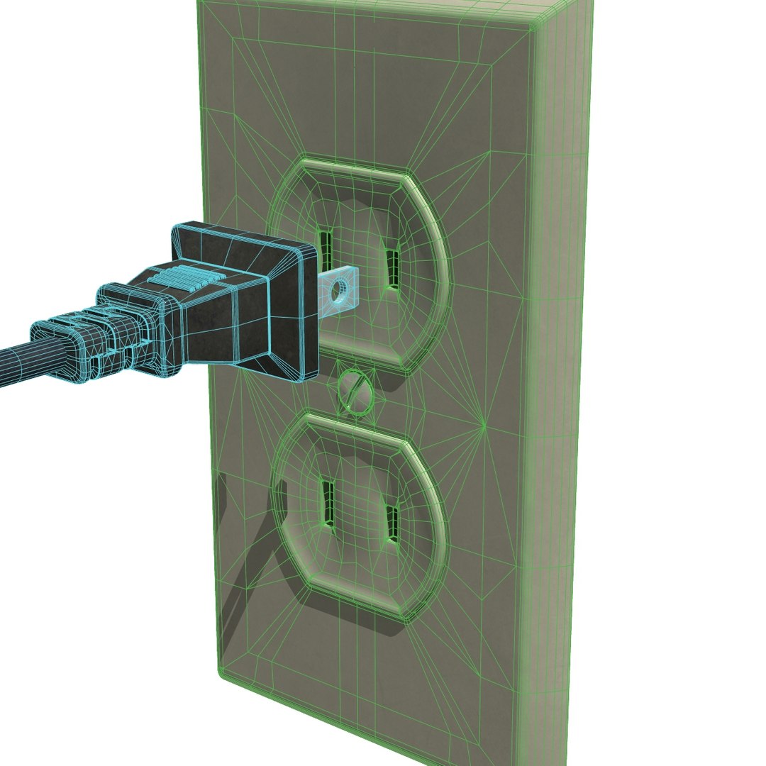 3D Plug Socket Model - TurboSquid 1361144