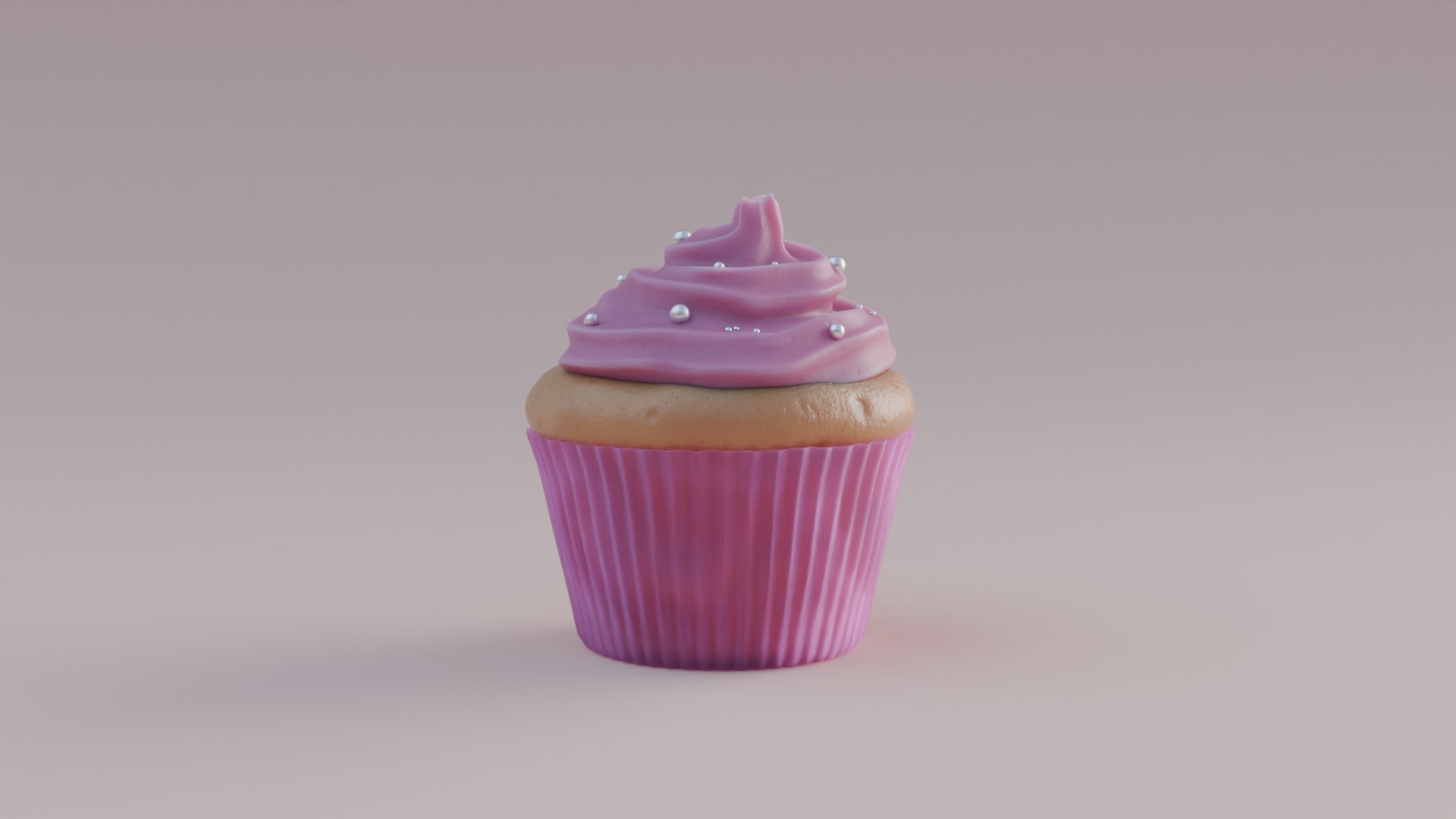 3D Strawberry Cupcake Model - TurboSquid 2195685