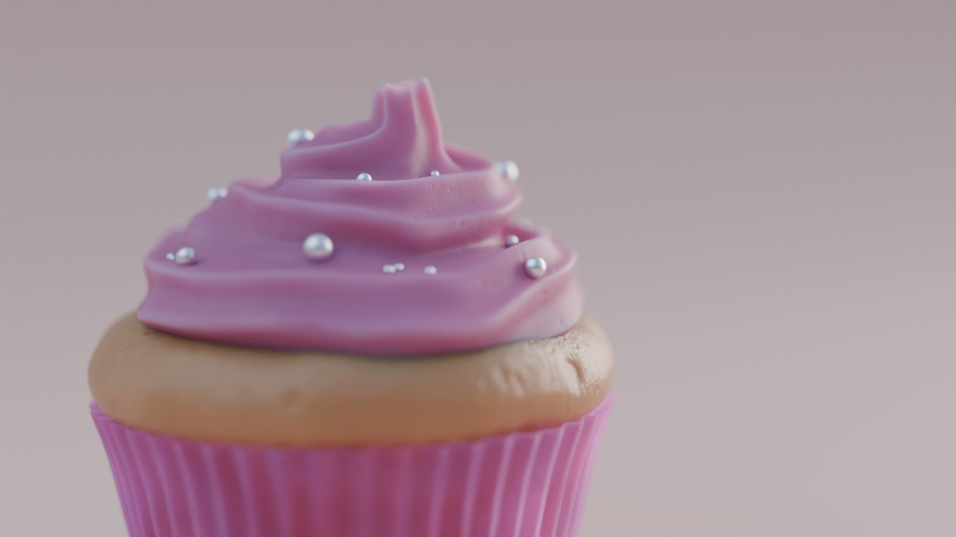 3D Strawberry Cupcake Model - TurboSquid 2195685