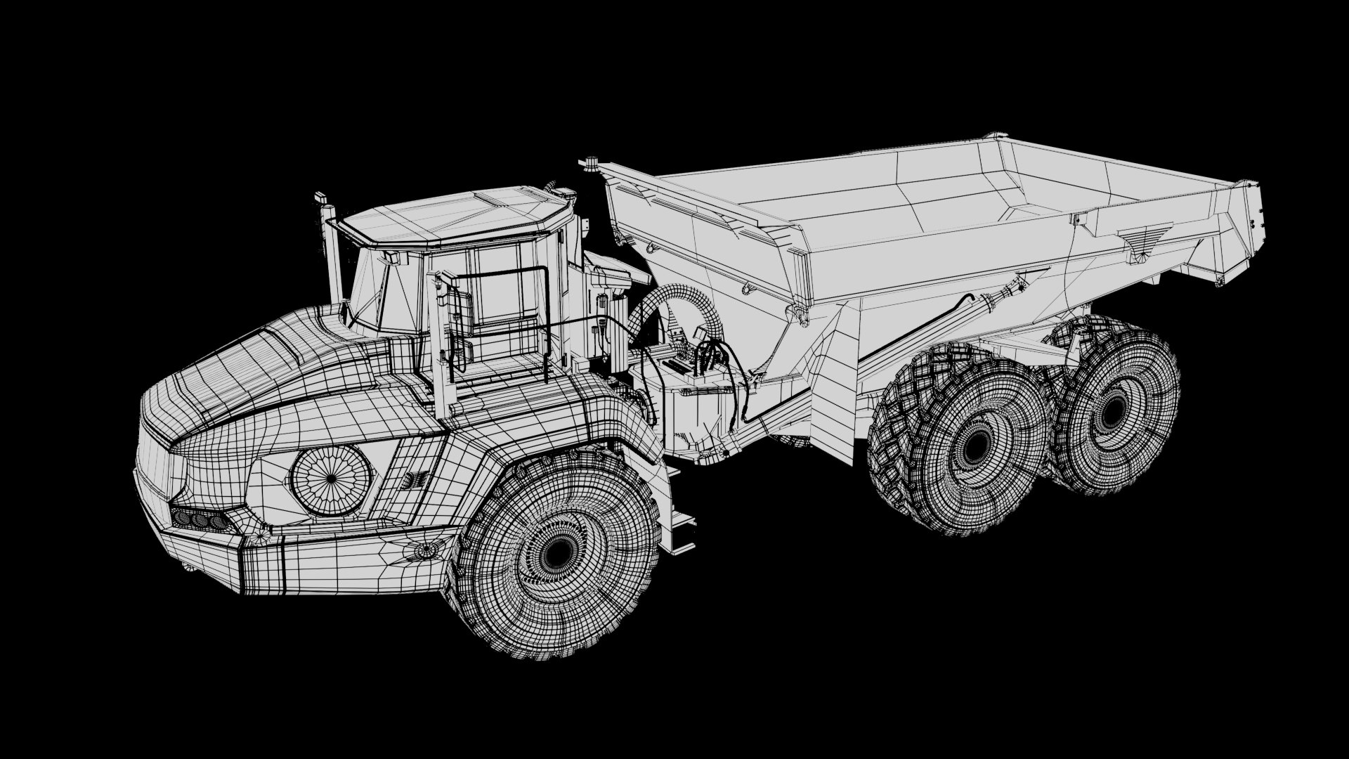 Articulated Dump Truck 3D Model - TurboSquid 1974714