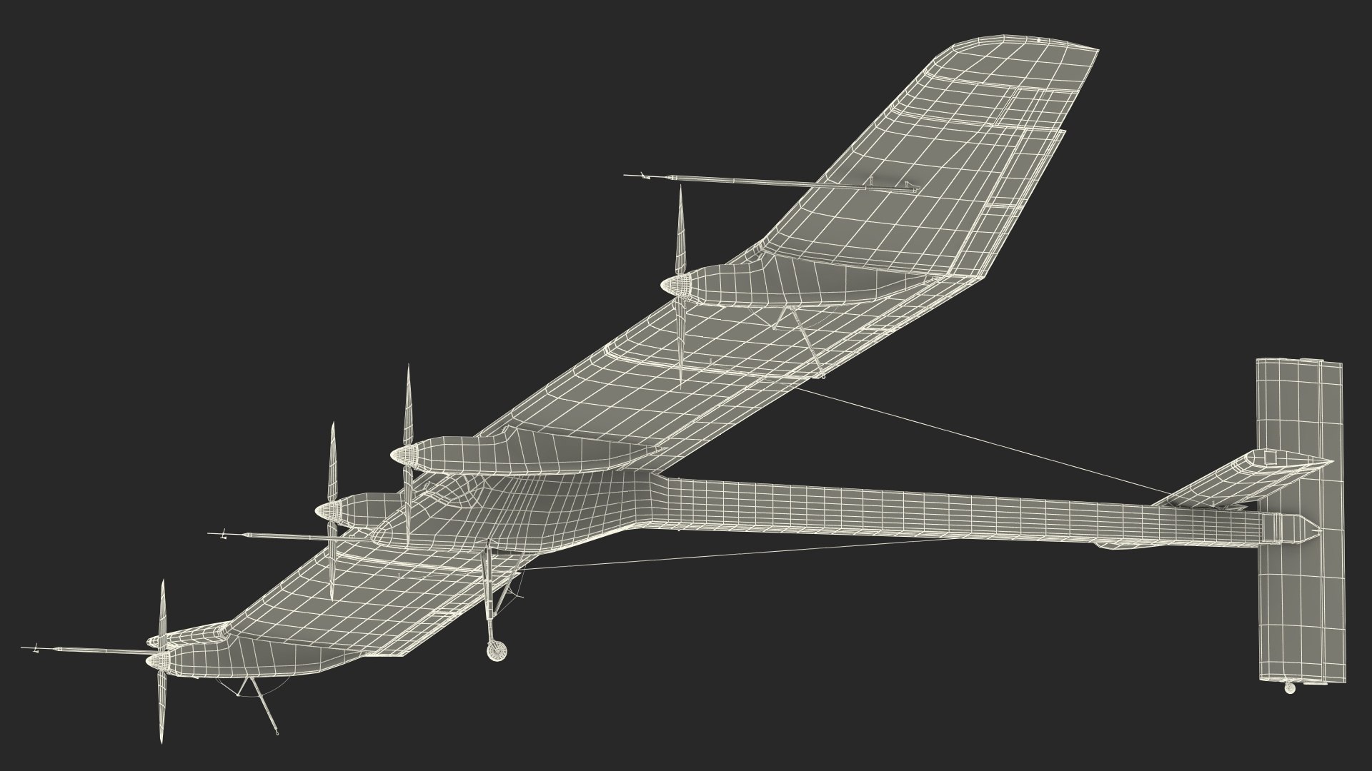 Solar Powered Electric Plane With Simple Interior 3D Model - TurboSquid ...