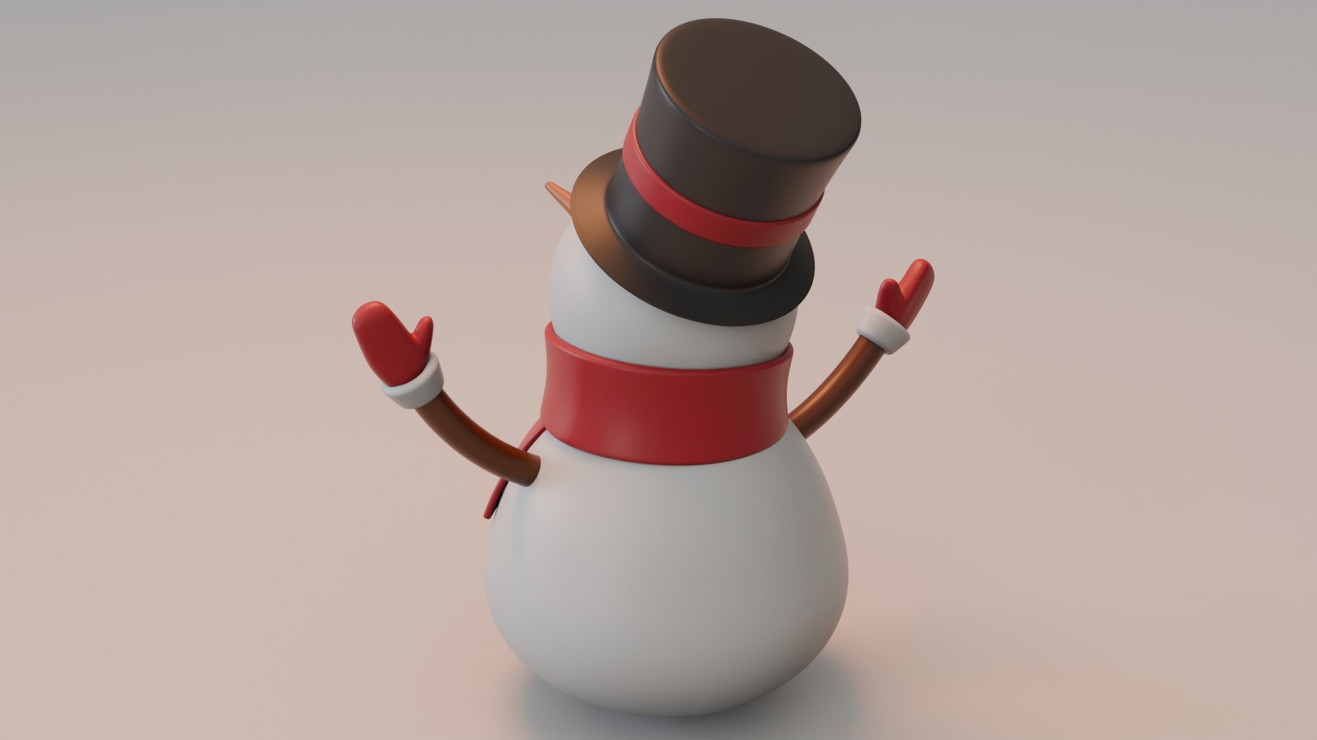 3D Snowman - TurboSquid 2321841
