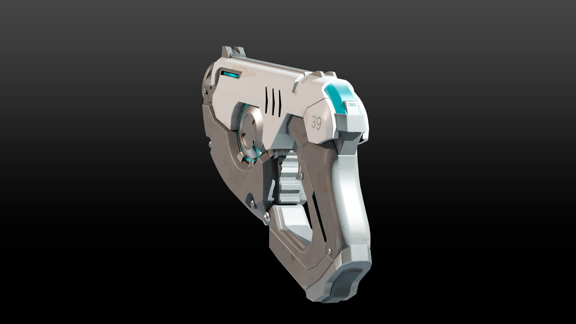 3D 3D Tracer Gun From Overwatch 1 - TurboSquid 2179138