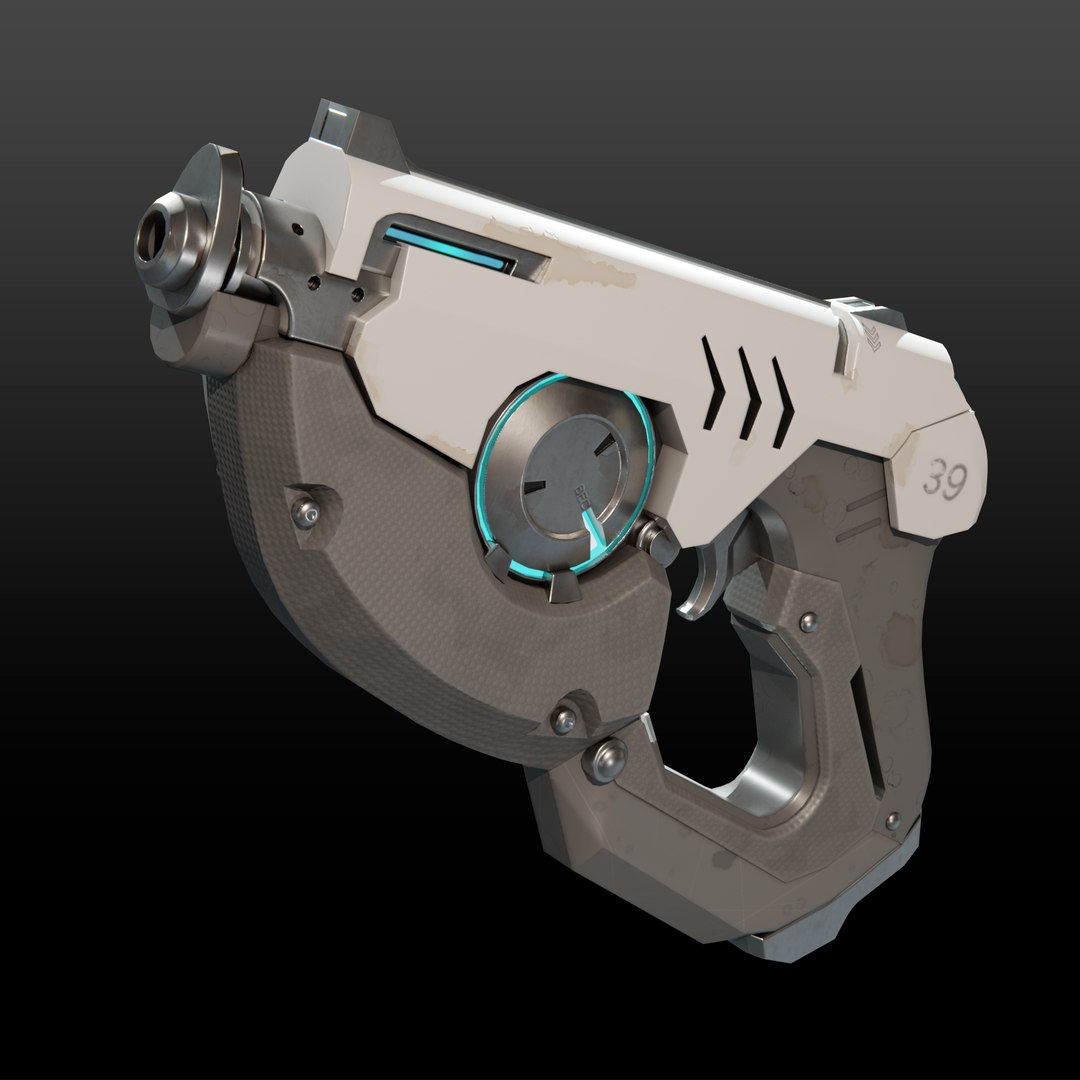 3D 3D Tracer Gun From Overwatch 1 - TurboSquid 2179138