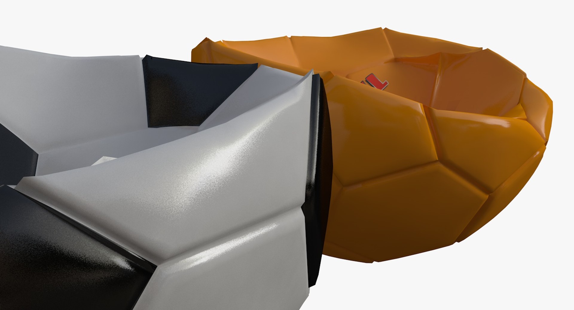 3D Deflated Balls Model - TurboSquid 1216395