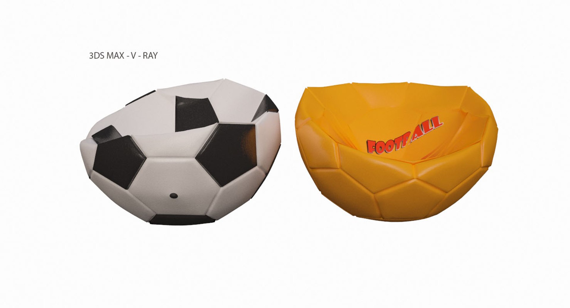 3D Deflated Balls Model - TurboSquid 1216395