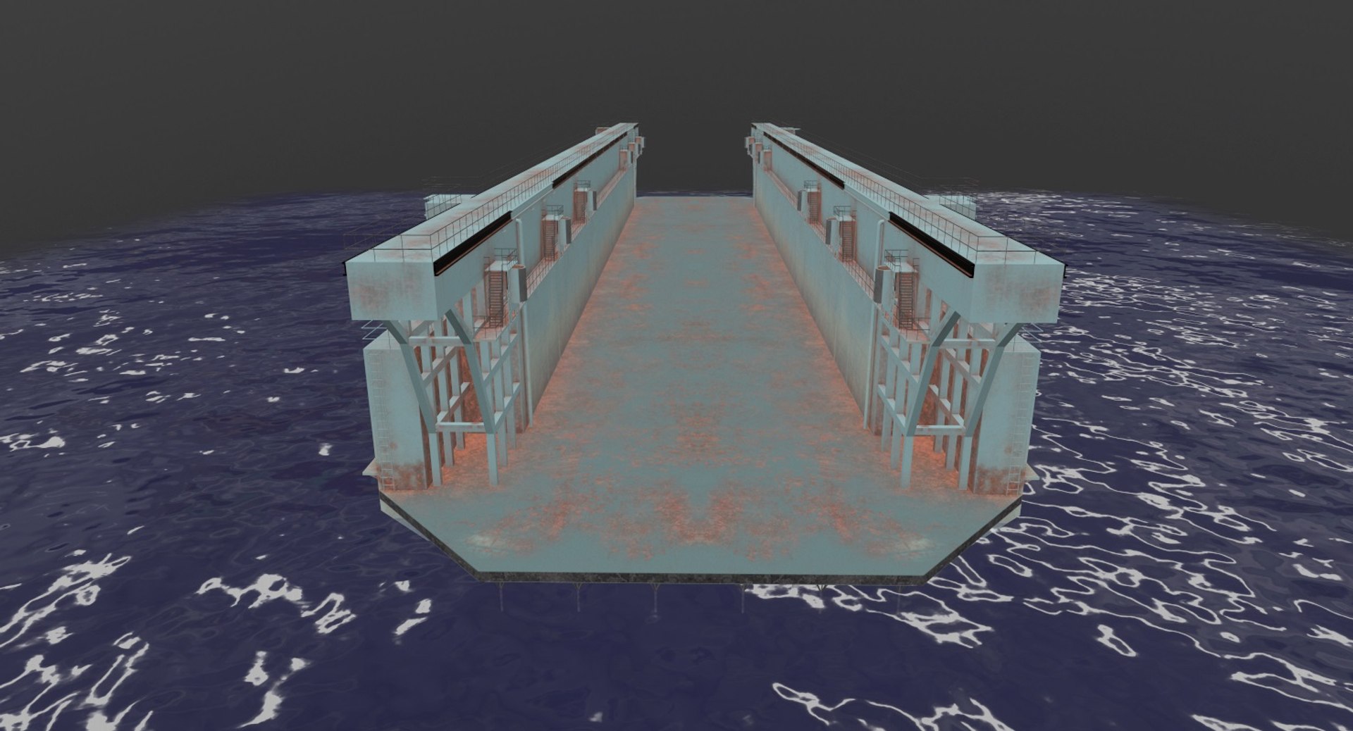 Floating Dock 3D Model - TurboSquid 1425041