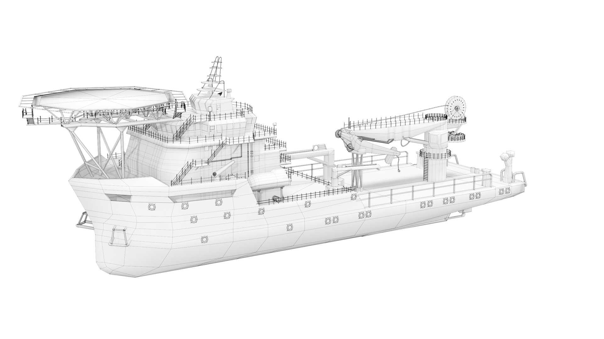 3D Multi-Purpose Support Vessel Model - TurboSquid 1863066
