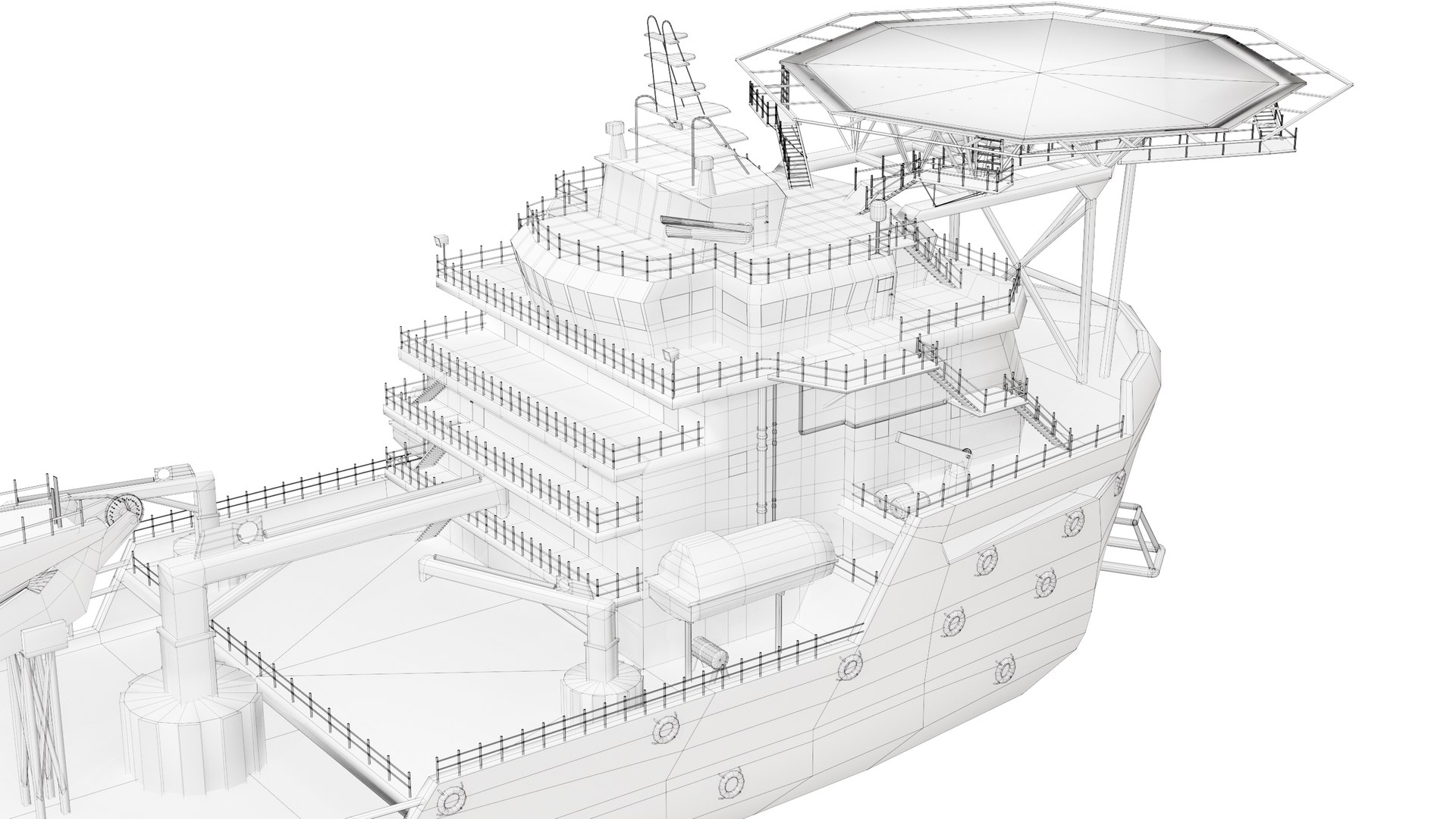 3D Multi-Purpose Support Vessel Model - TurboSquid 1863066