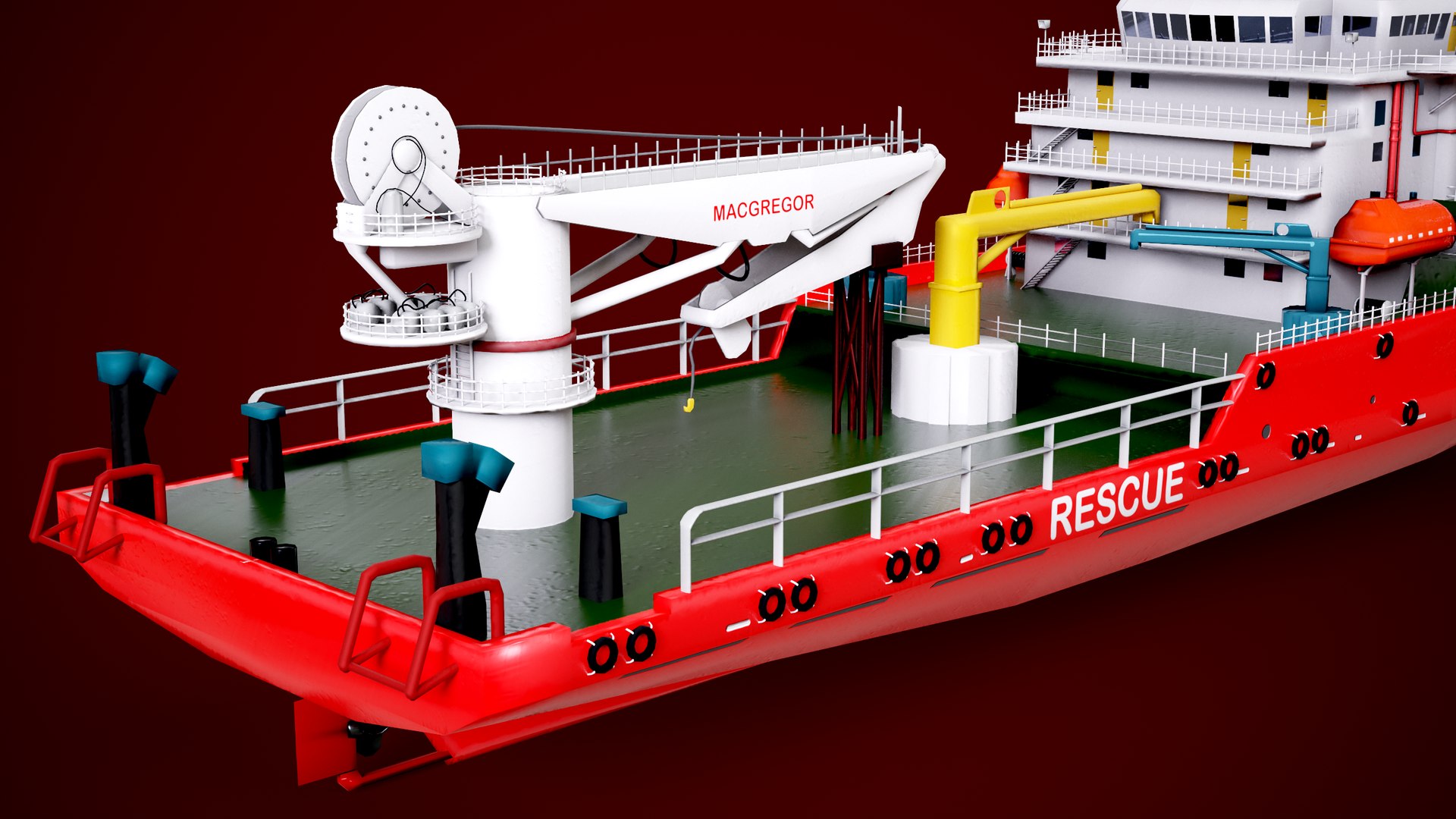 3D Multi-Purpose Support Vessel Model - TurboSquid 1863066