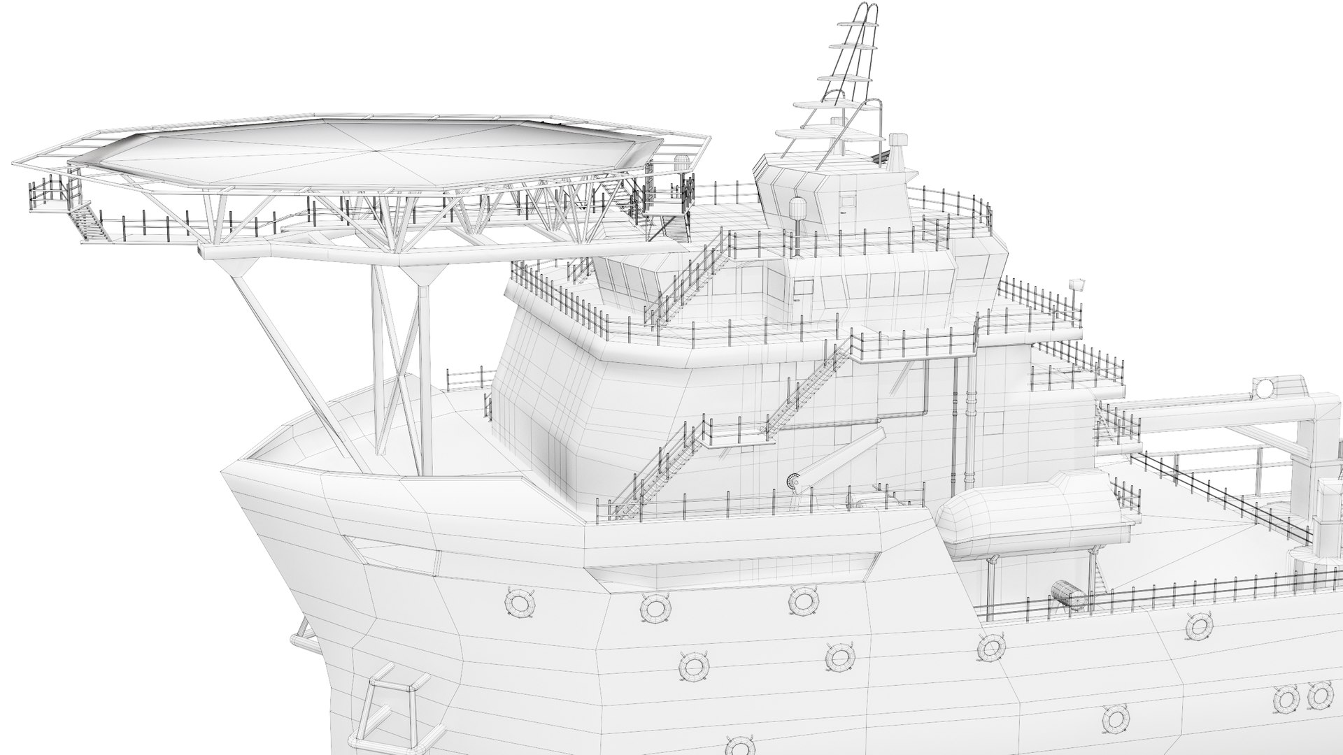 3D Multi-Purpose Support Vessel Model - TurboSquid 1863066