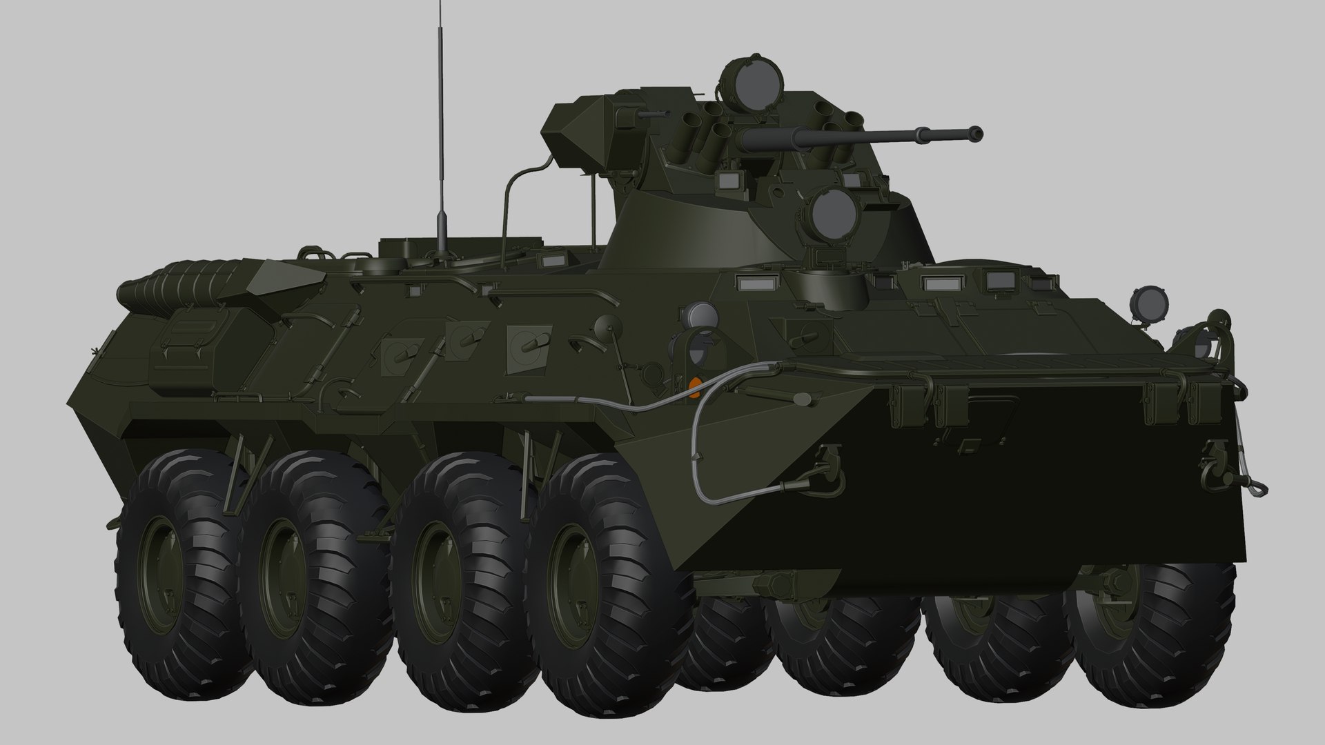 BTR-80A 3D Model - TurboSquid 2332205