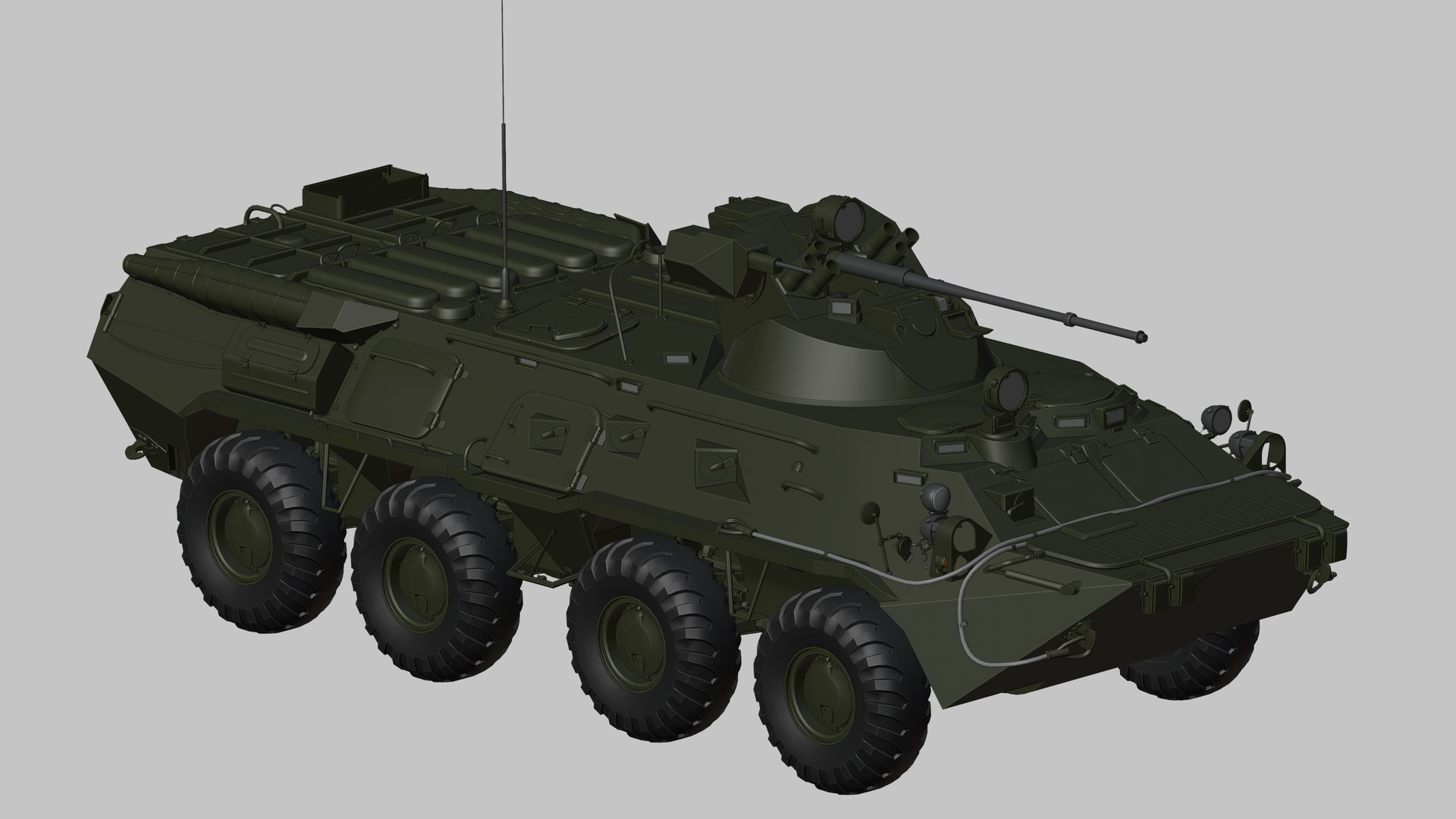 BTR-80A 3D Model - TurboSquid 2332205