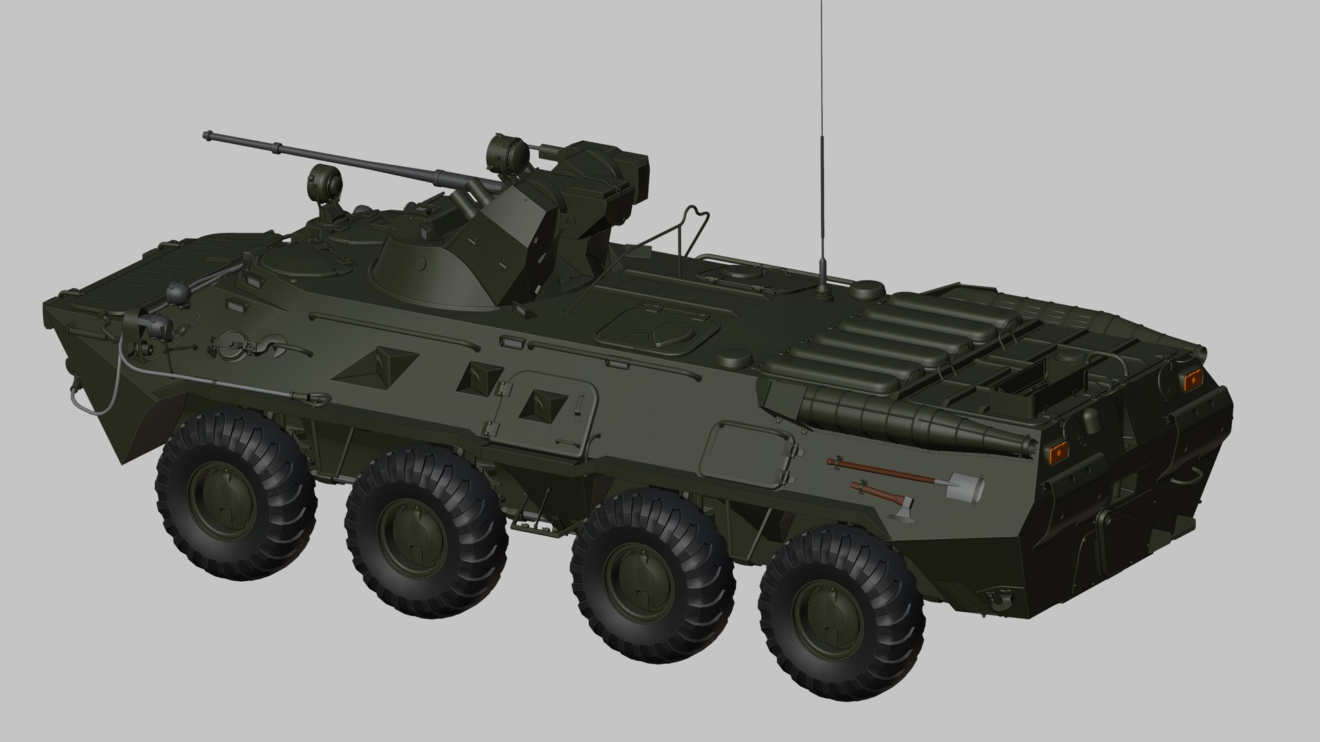 BTR-80A 3D Model - TurboSquid 2332205