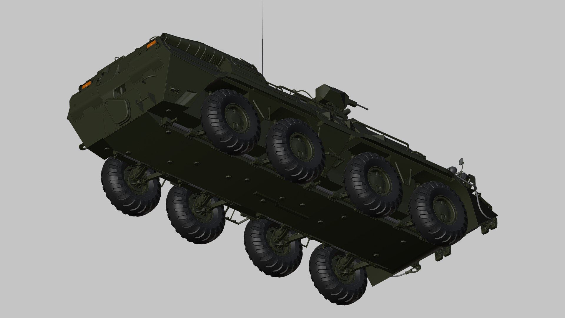BTR-80A 3D Model - TurboSquid 2332205
