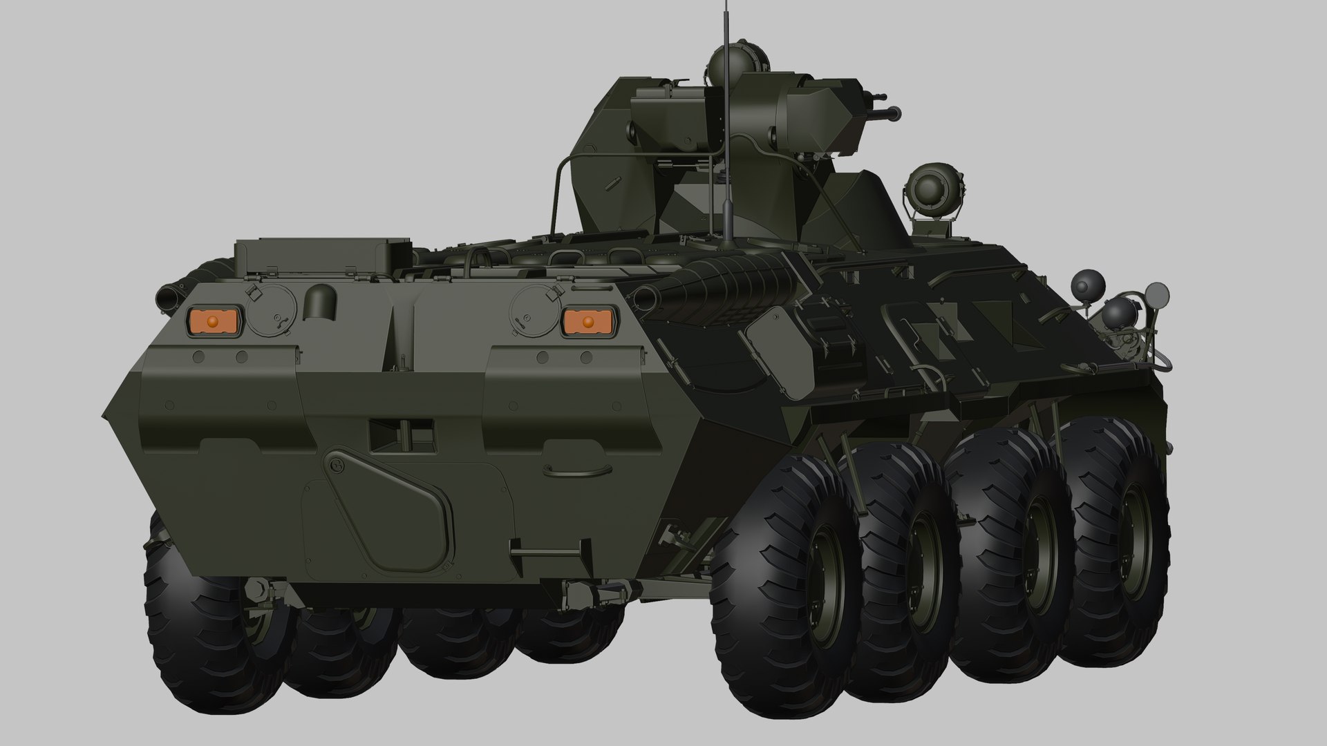 BTR-80A 3D Model - TurboSquid 2332205
