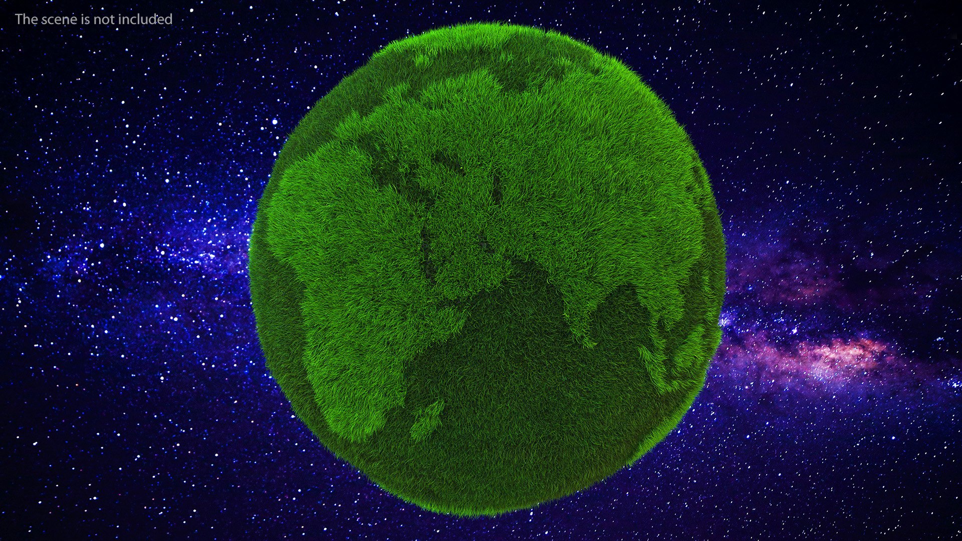 3D Grass Stylized Earth Globe Fur - TurboSquid 2184586