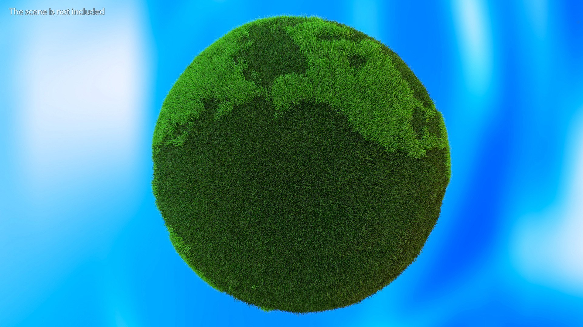 3D Grass Stylized Earth Globe Fur - TurboSquid 2184586