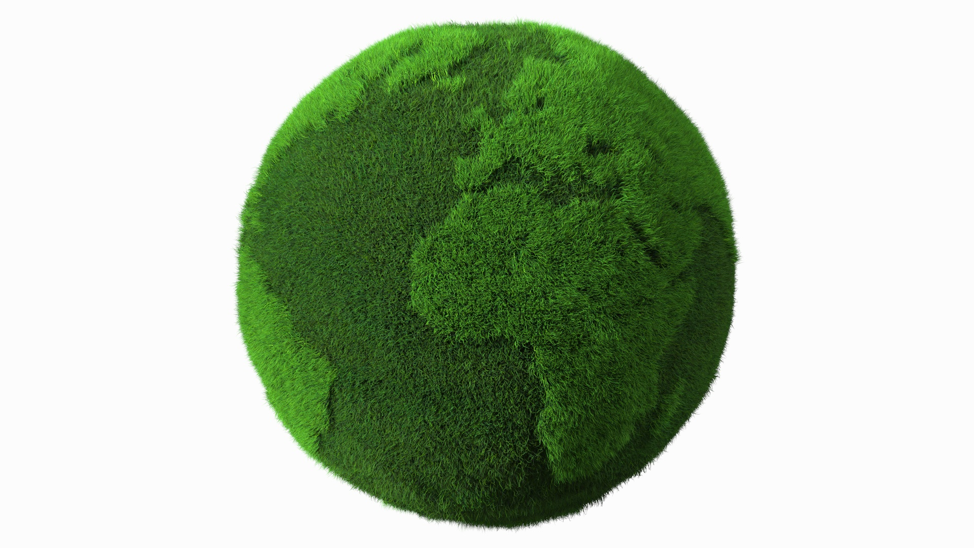 3D Grass Stylized Earth Globe Fur - TurboSquid 2184586