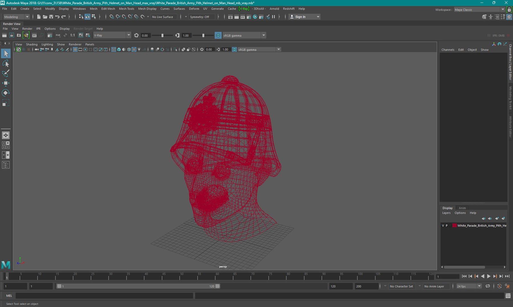 White Parade British Army Pith Helmet On Man Head 3D Model - TurboSquid ...