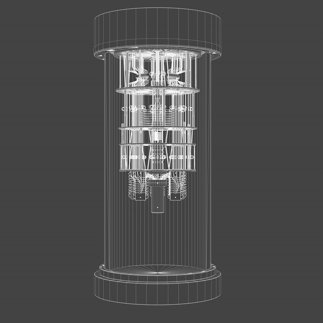Quantum Computer 3D Model - TurboSquid 1594665
