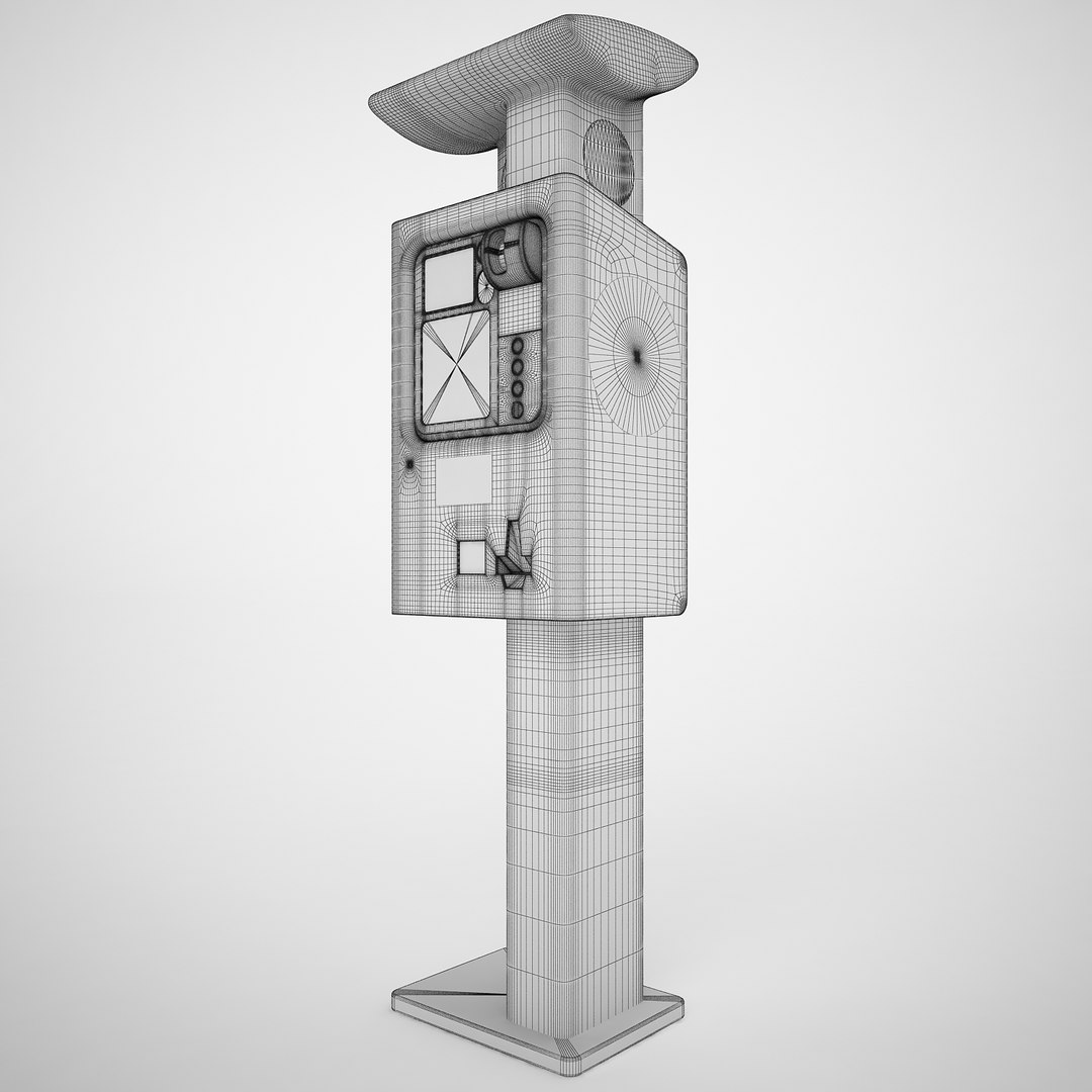 3d Ny Parking Meter Model