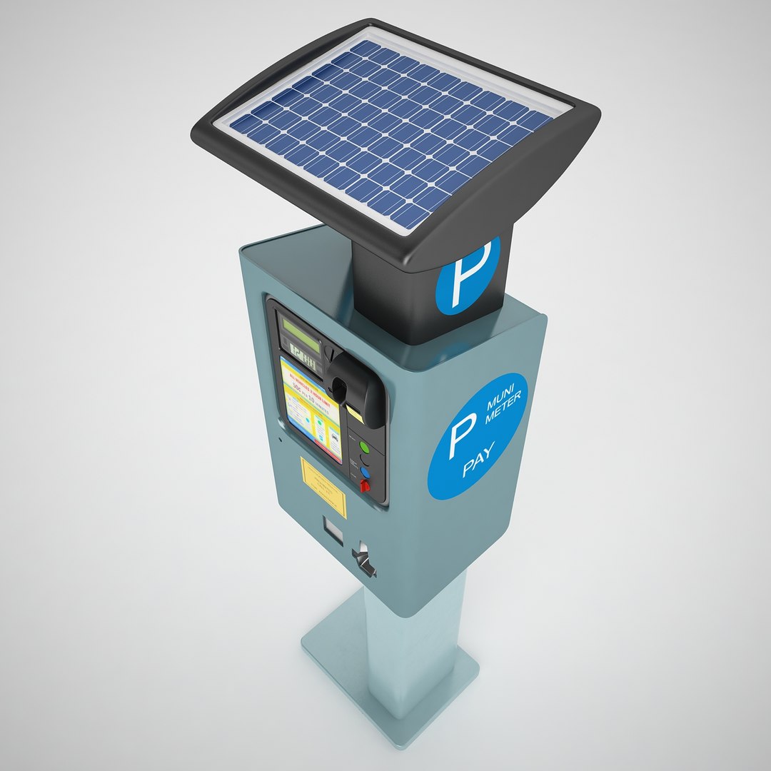 3d Ny Parking Meter Model