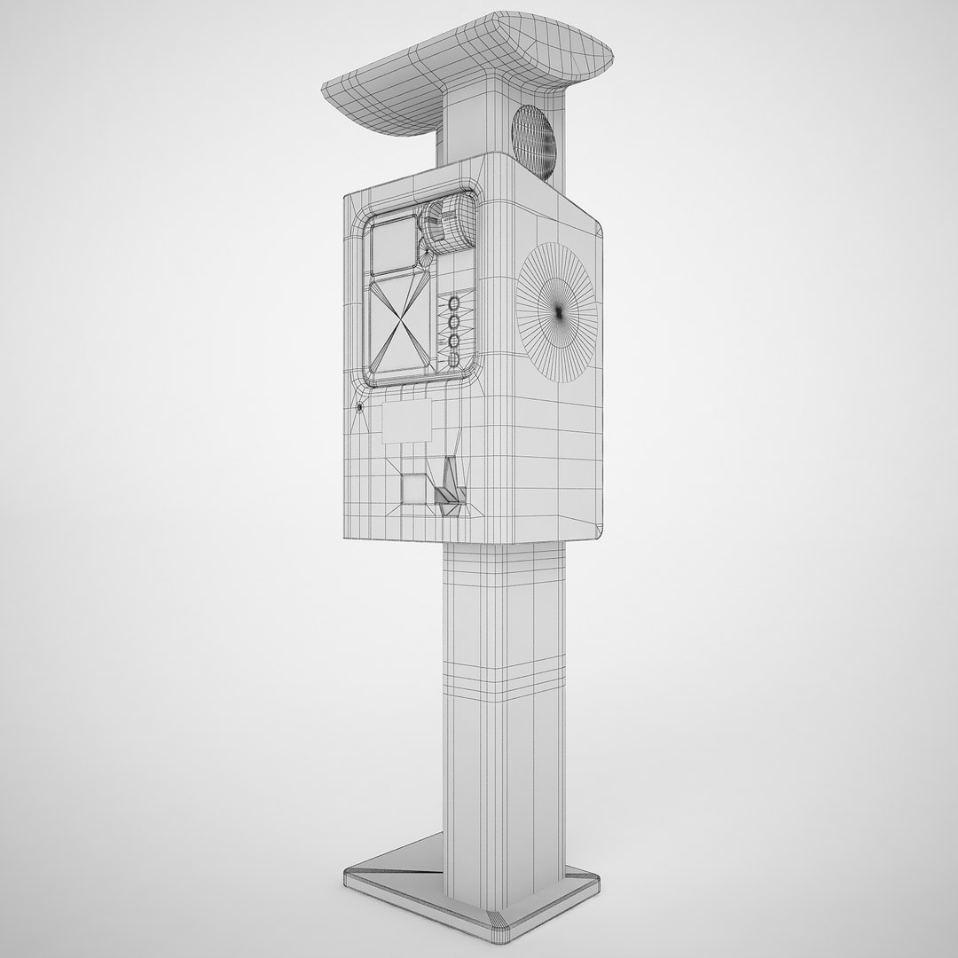 3d Ny Parking Meter Model